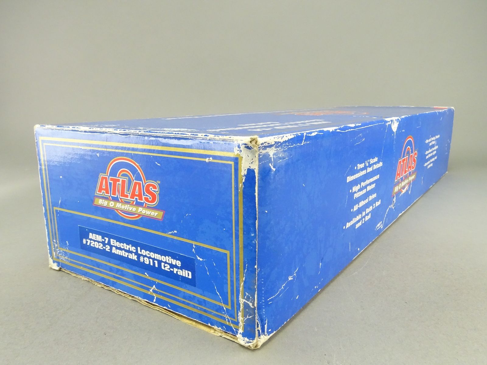 O Plastic Model - Atlas 7202-2 Amtrak AEM-7 Electric Locomotive #911 - F/P