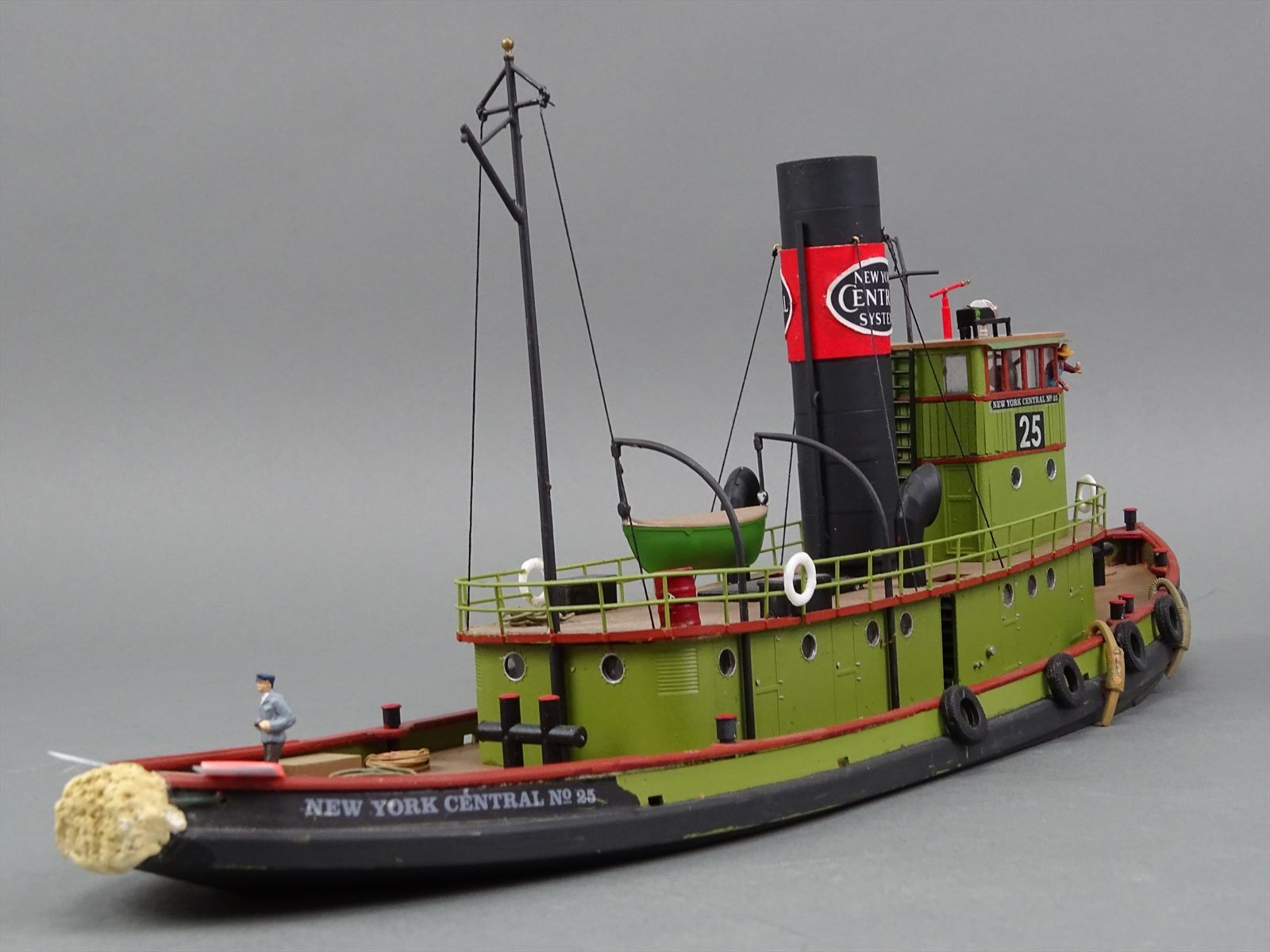 HO 1:87 Craftsman - NYC New York Central System #25 Tug Boat - 4 x 15 ...