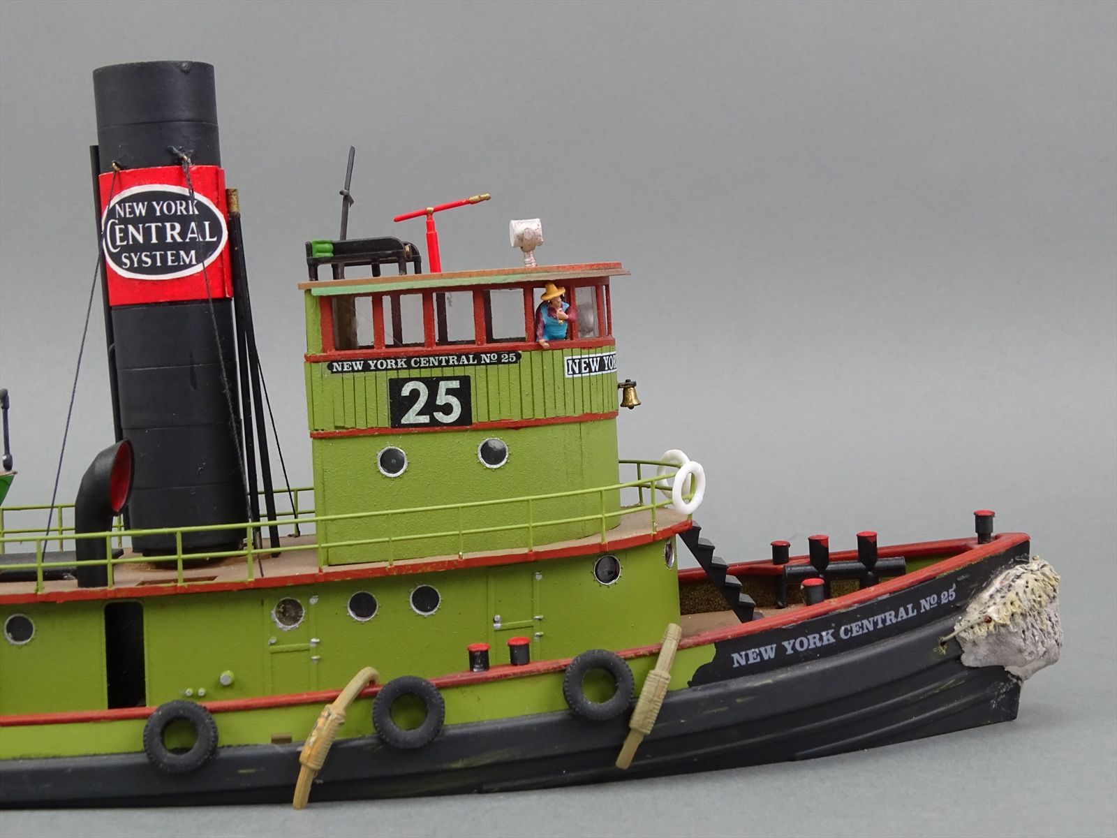 HO 1:87 Craftsman - NYC New York Central System #25 Tug Boat - 4 x 15 ...