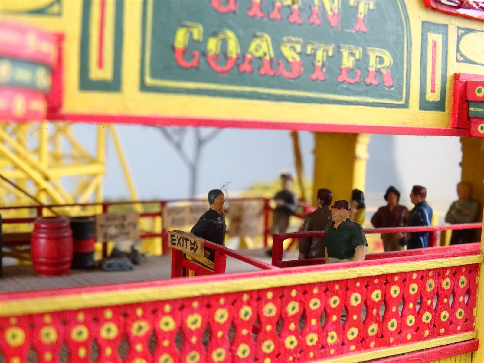 HO 1:87 Craftsman - 12 x 36 Structure - Roller Coaster - One of a Kind ...