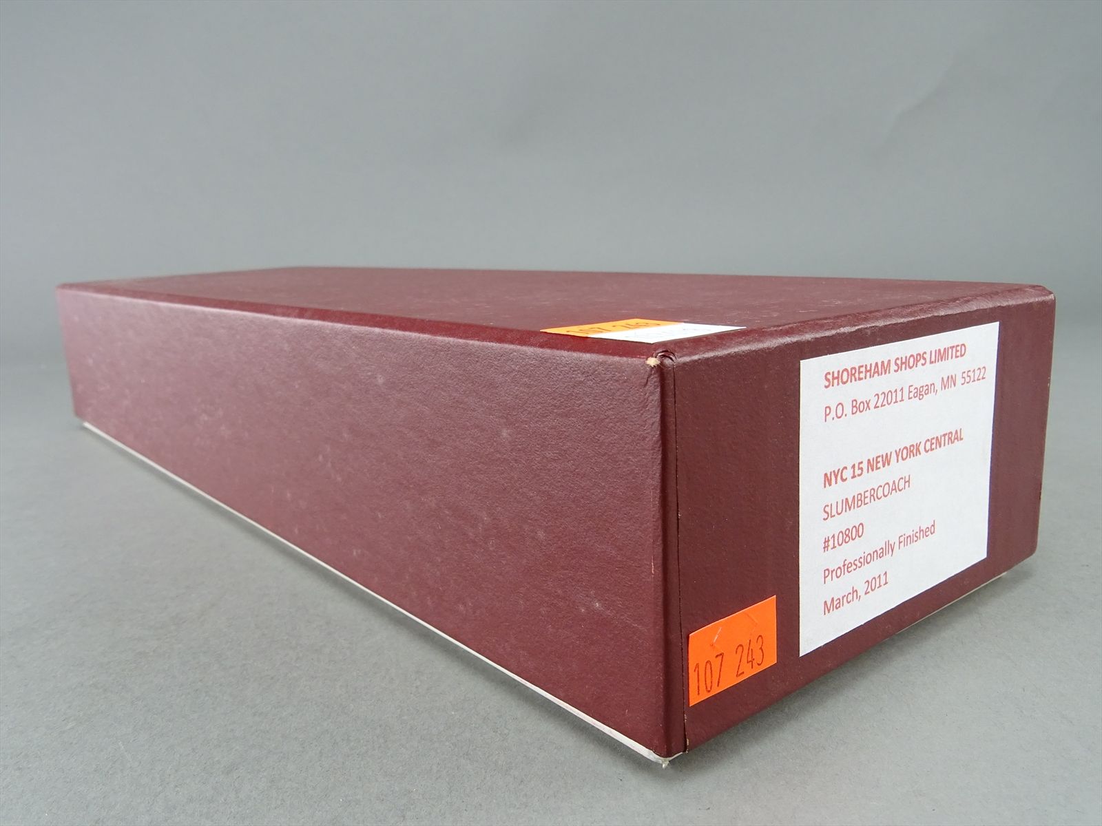 HO Brass Model - SSL NYC15 NYC New York Central Slumbercoach #10800 ...