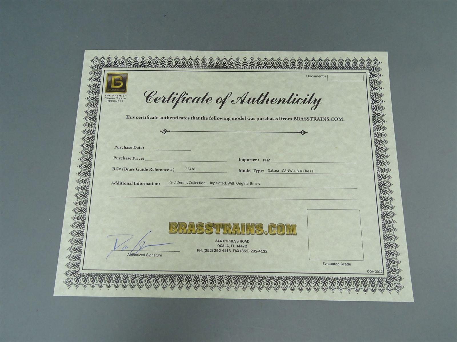 HO Brass Model - PFM Sakura #1002 C&NW 4-8-4 Class H Northern ...