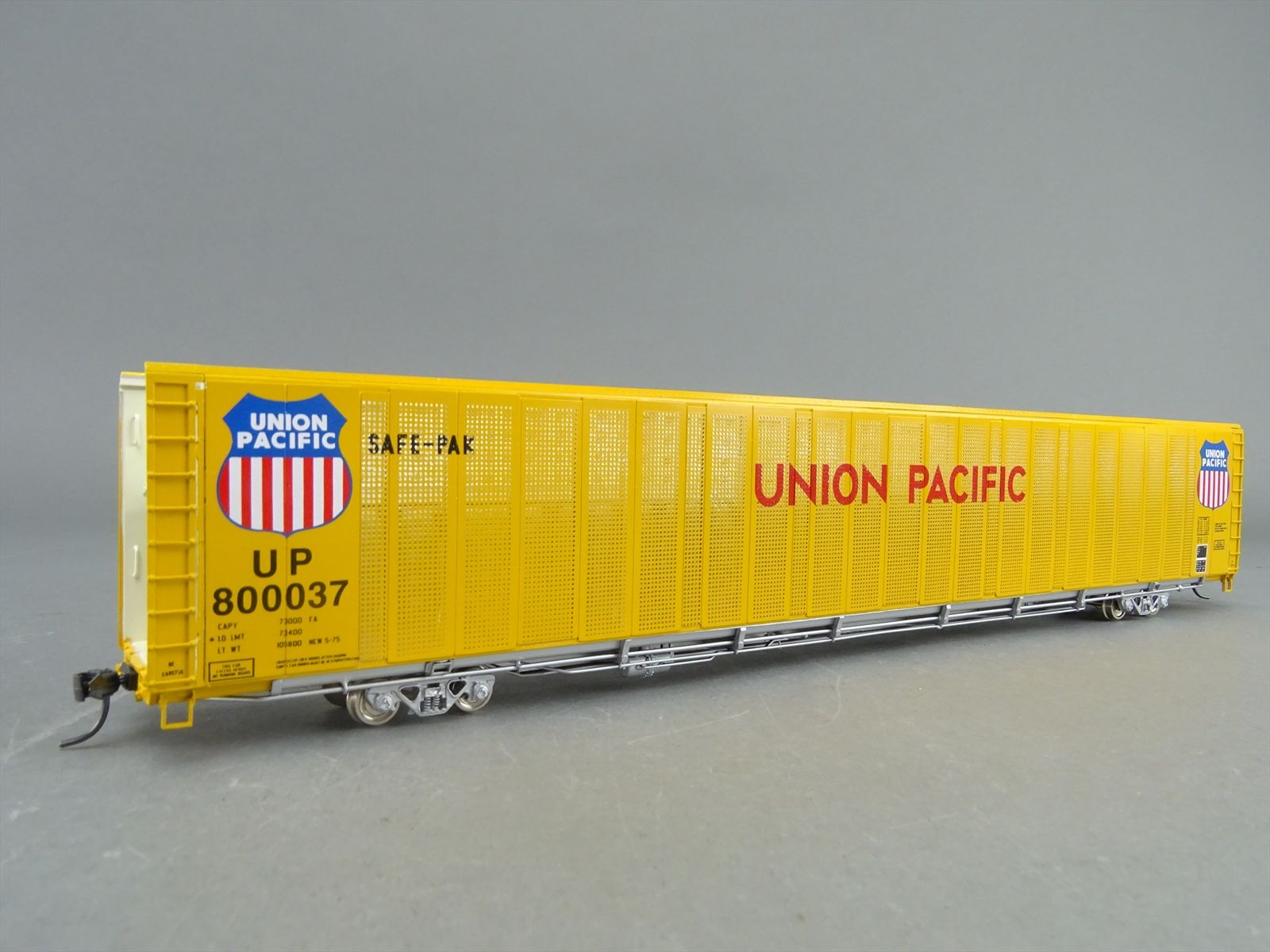 HO Brass Model - OMI 3253 UP Union Pacific Safe-T-Pack Auto Rack Bi ...