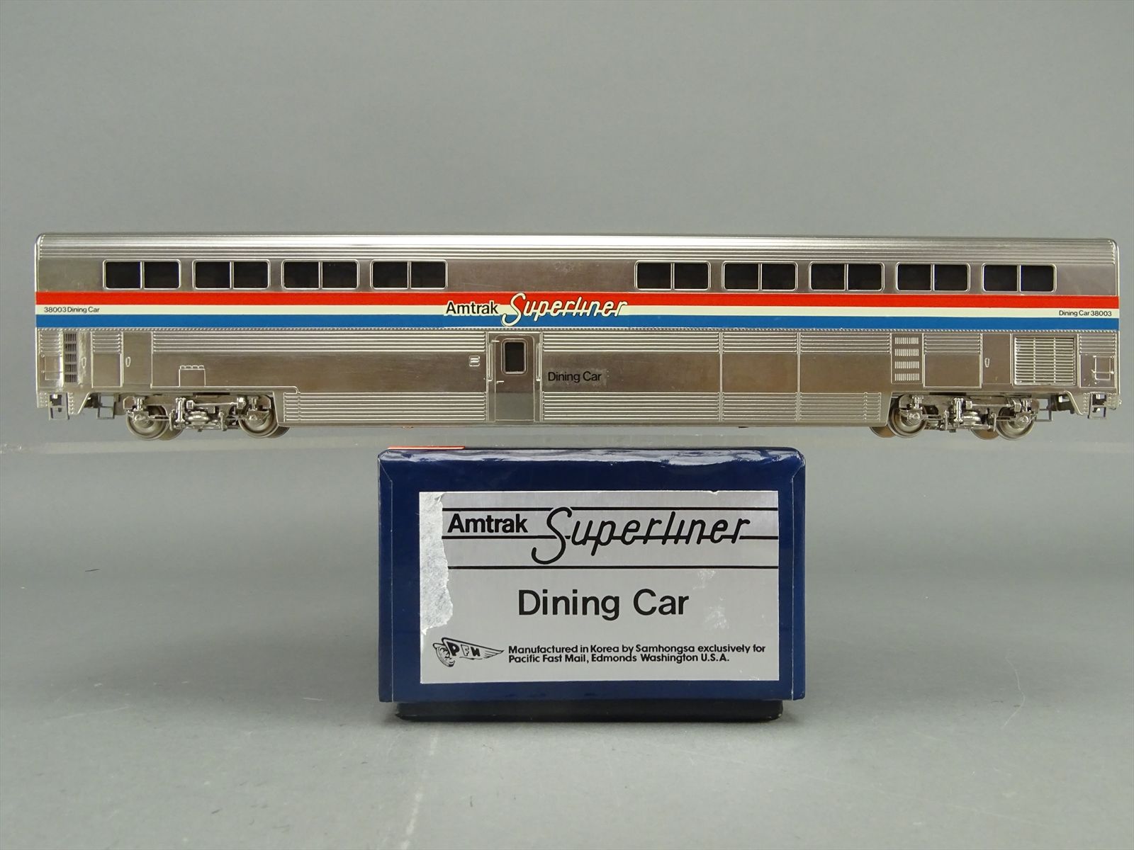 HO Brass Model - PFM Amtrak Superliner Diner Dining Car #38003 - F ...