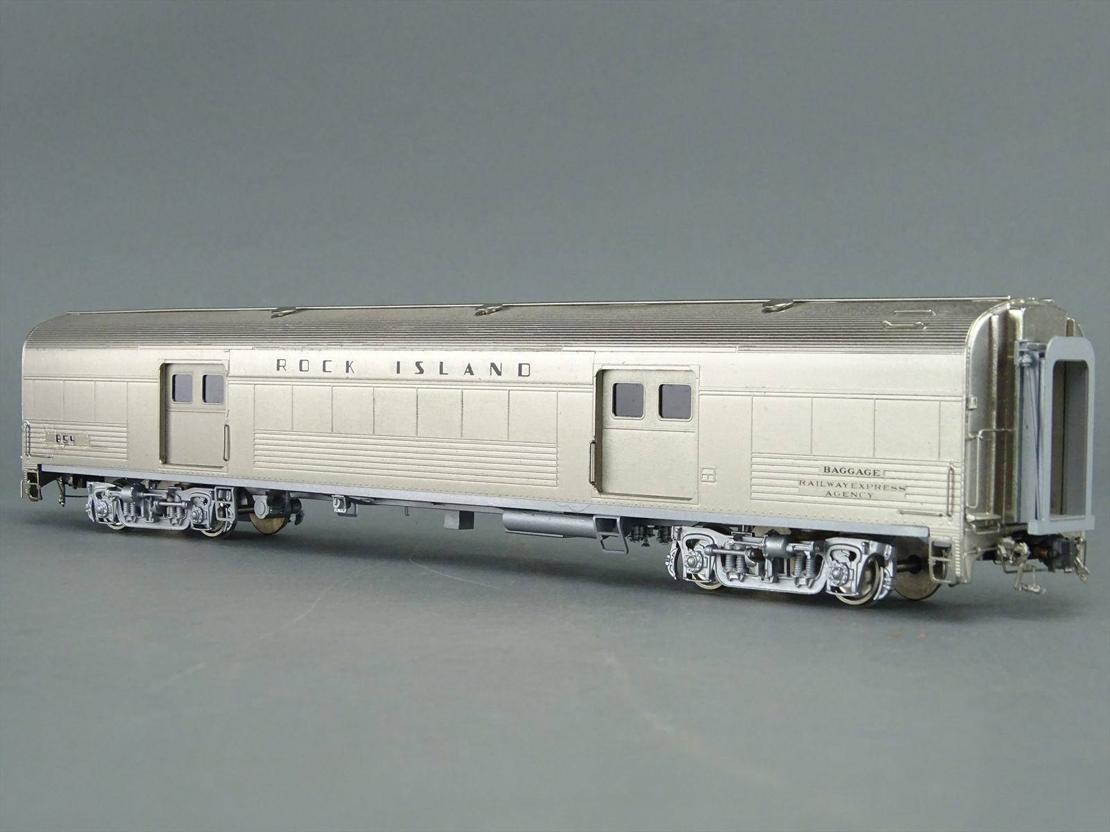 HO Brass Model - W&R AT&SF as RI Rock Island Baggage Car #854 - F ...