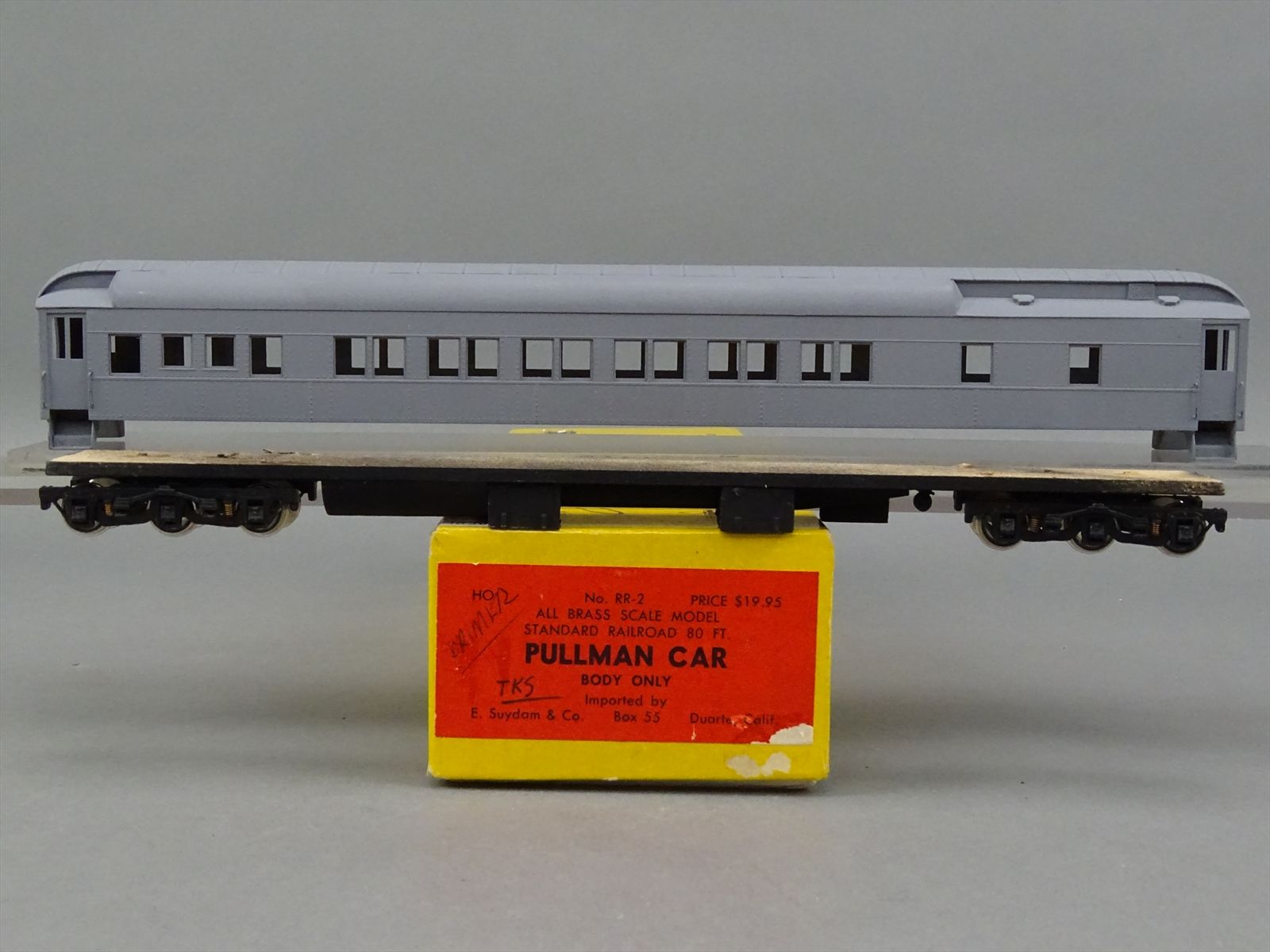 HO Brass Model - Suydam RR-2 Standard Railroad 80' Pullman HW ...