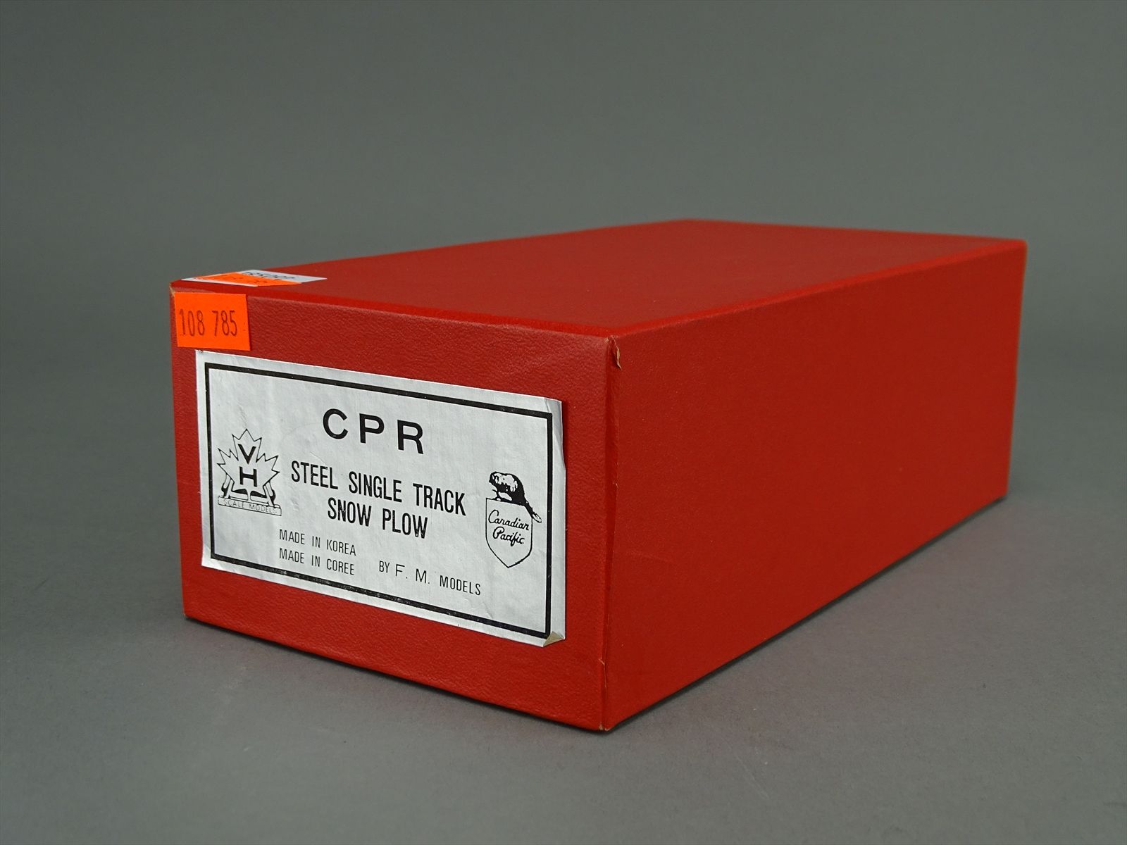 HO Brass Model - VH CP CPR Canadian Pacific Steel Single Track Snowplow ...