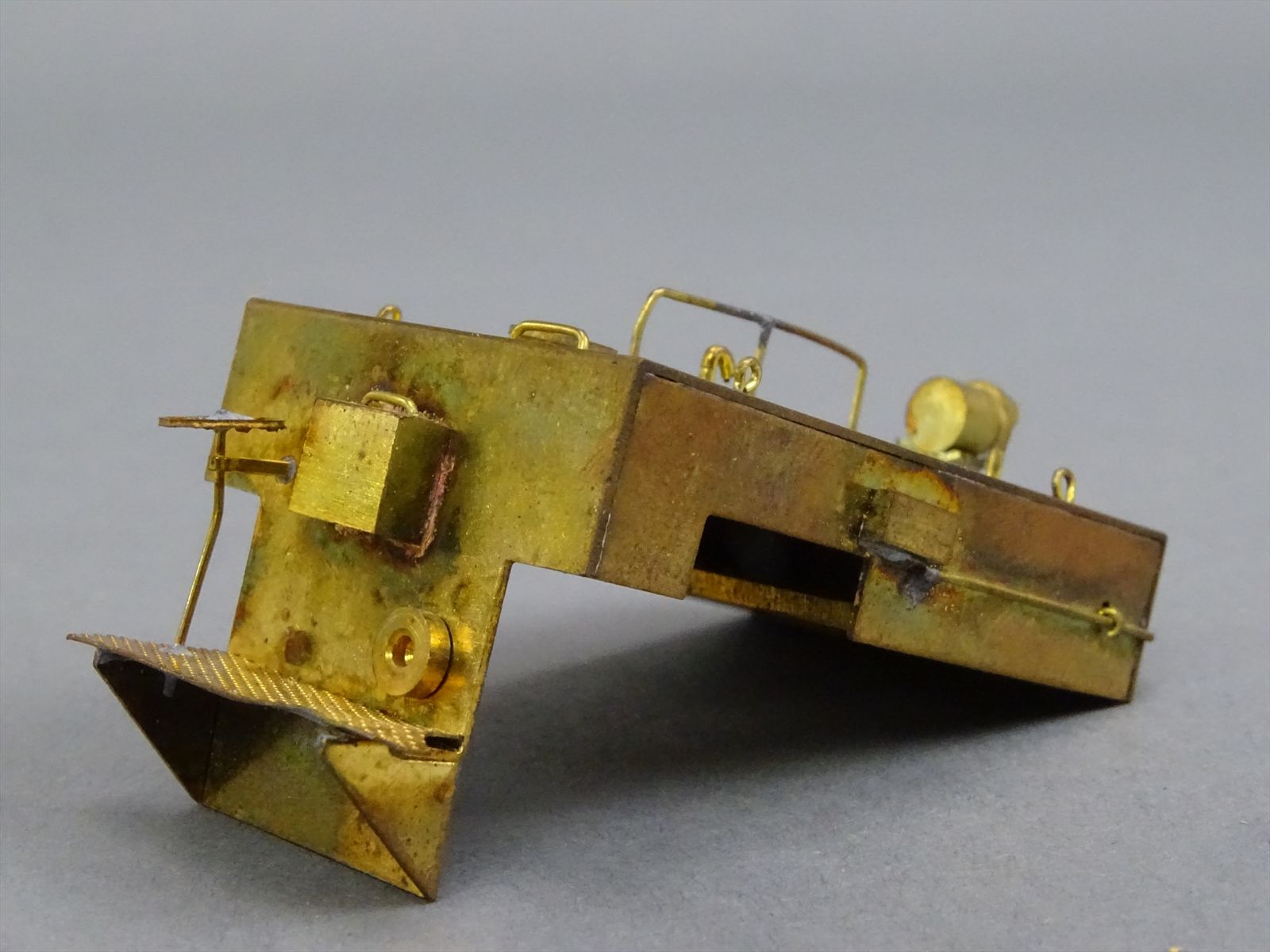 HO Brass - Vintage Kemtron Oil Tender Conversion - With Box - Unpainted