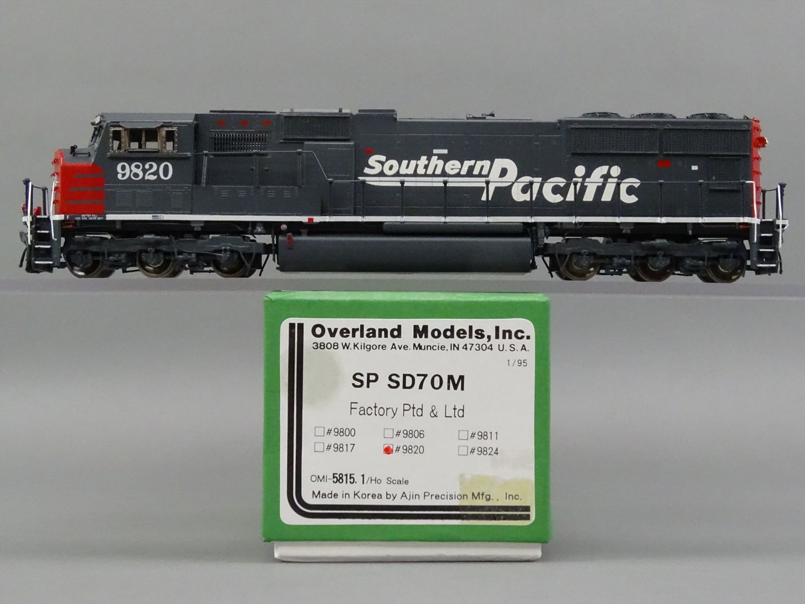 HO Brass Model - OMI 5815.1 Overland SP Southern Pacific SD70M #9820 ...