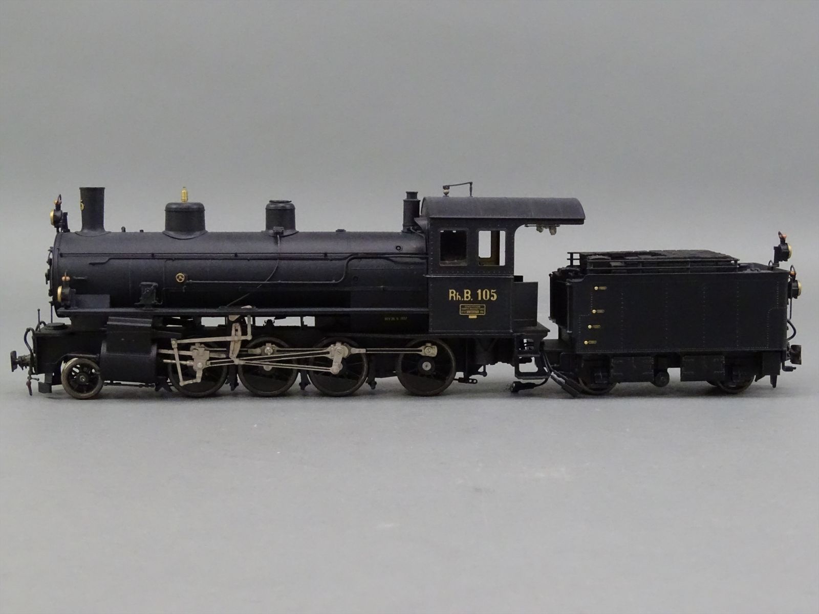 Om 1:45 Brass Model - FS Ferro-Suisse Rhb Rhätische Bahn Dampflok G 4/5 ...