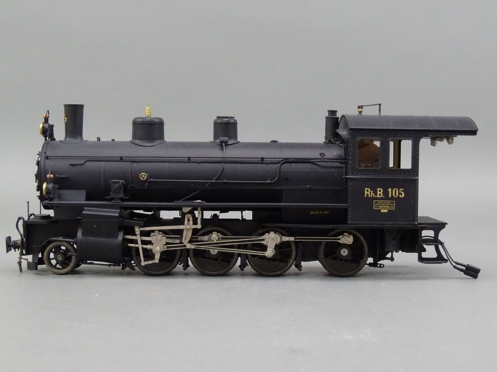 Om 1:45 Brass Model - FS Ferro-Suisse Rhb Rhätische Bahn Dampflok G 4/5 ...
