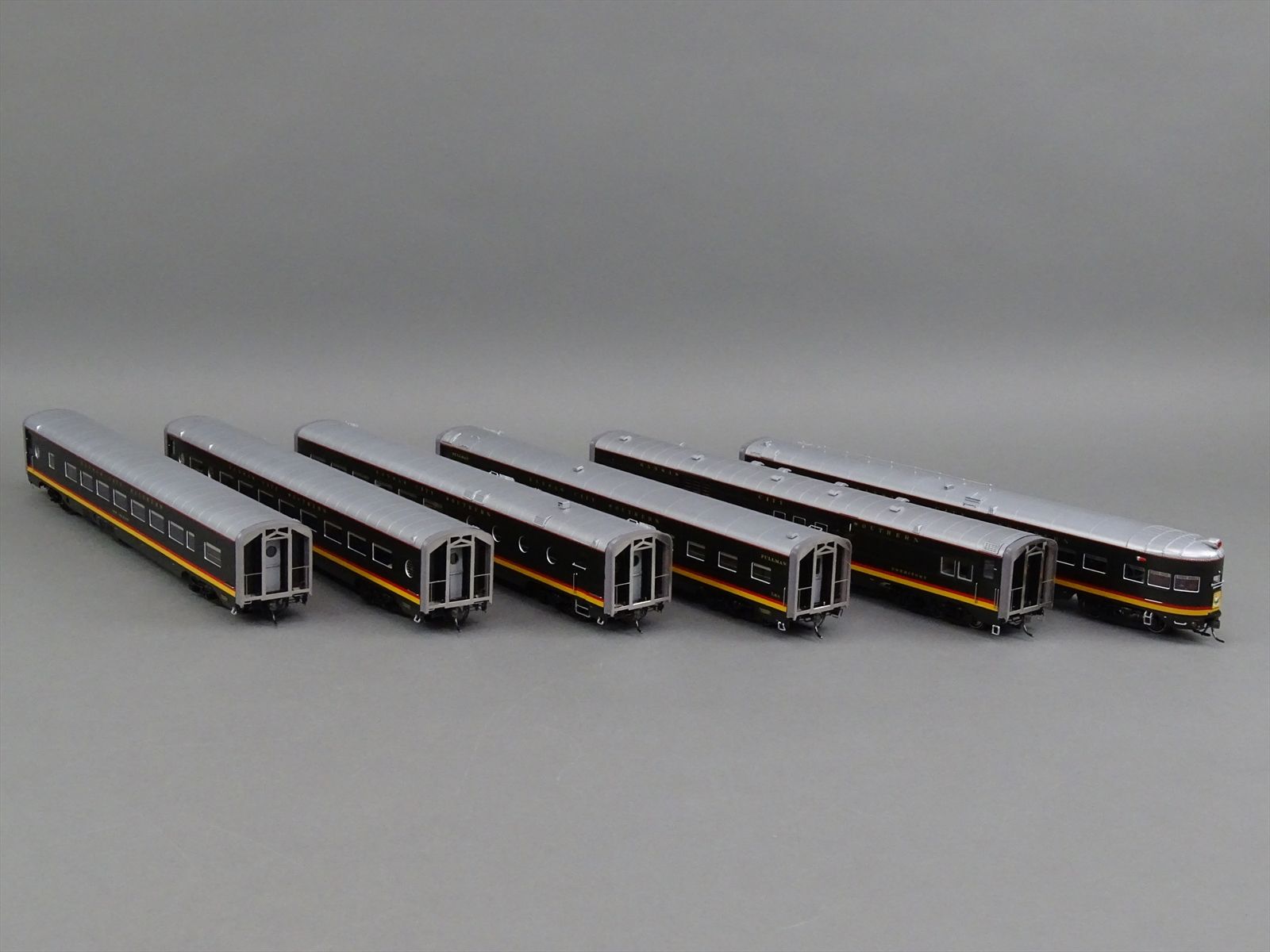 HO Brass Model - UTI 2003-B KCS Kansas City Southern Belle Six Car Passenger Set - F/P - 2013 ...