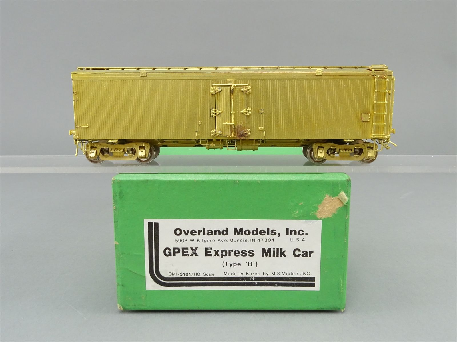 HO Brass Model - OMI 3161 GPEX Express Milk Car Type B - Unpainted ...