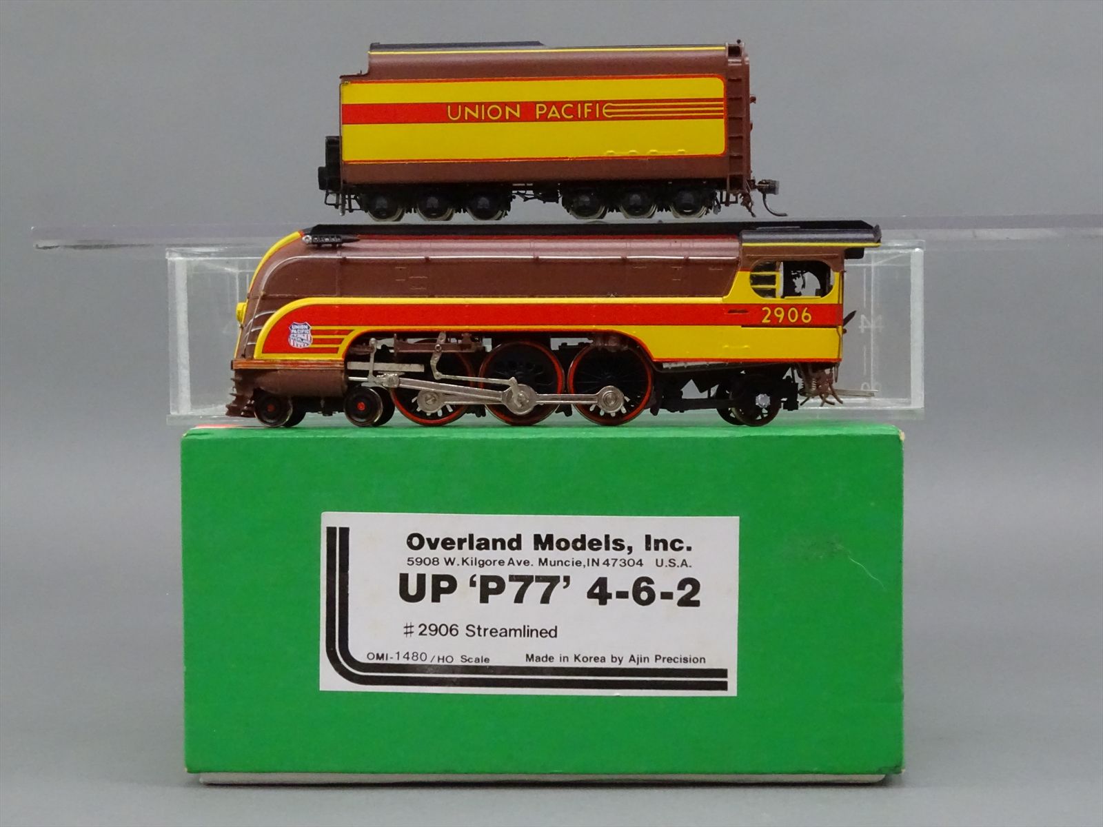 HO Brass Model - OMI 1480 UP Union Pacific P77 4-6-2 Streamlined 49er ...
