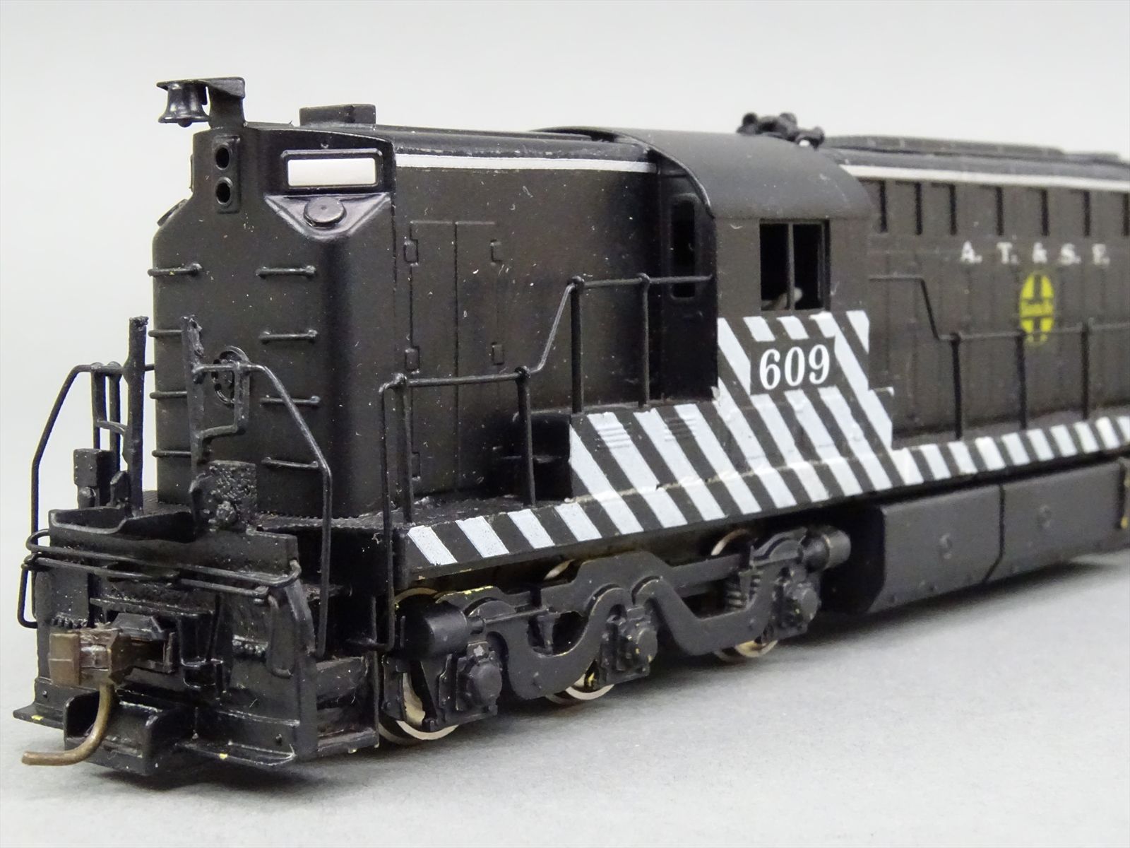 HO Brass Model - ALCO D-114 AT&SF Santa Fe High Hood RSD-15 / DL-600B ...
