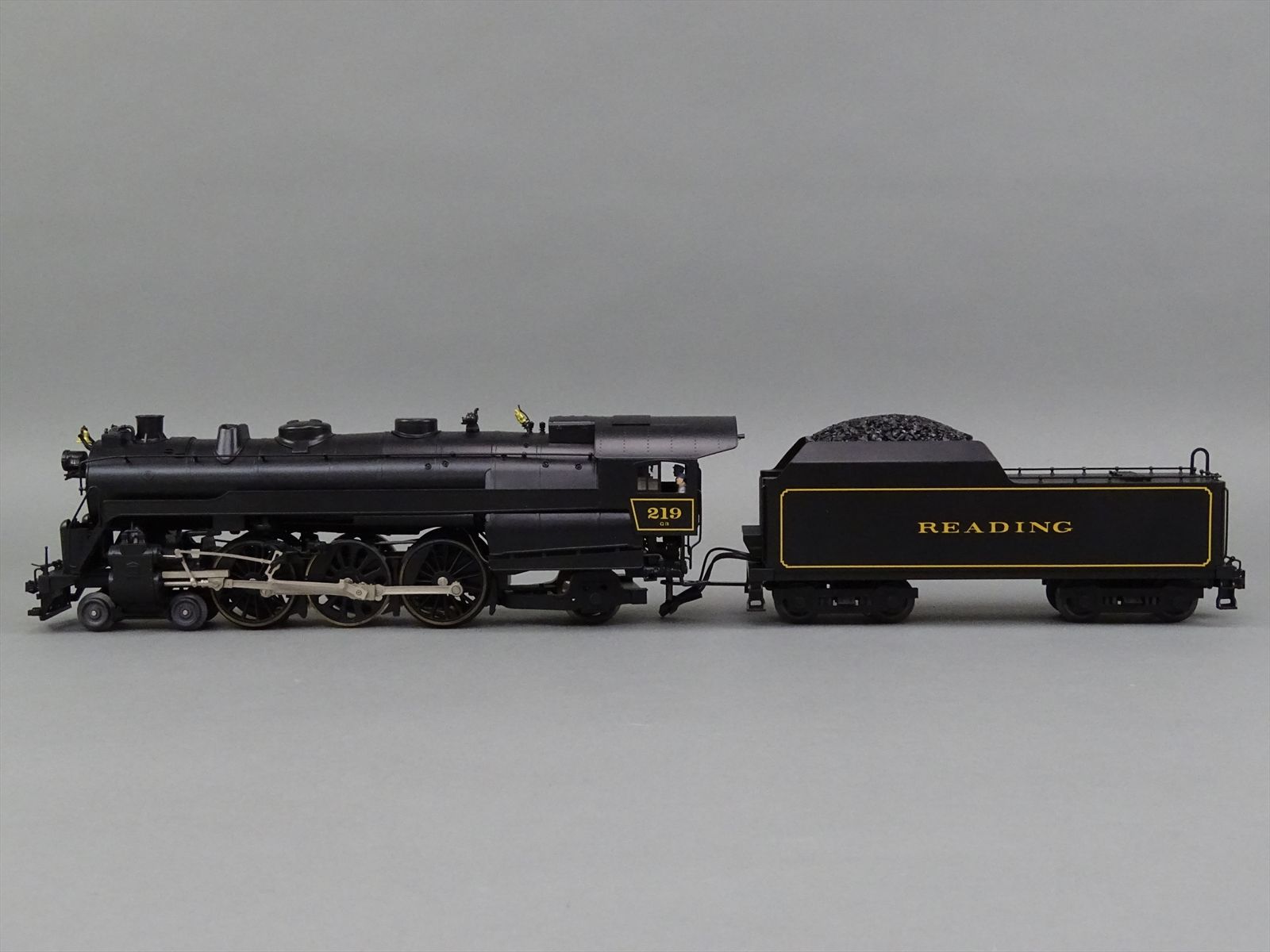 O Scale 1/48 Brass 3-Rail SGL Trains Reading G-3 4-6-2 Steam Engine #219 w/ QSI Sound