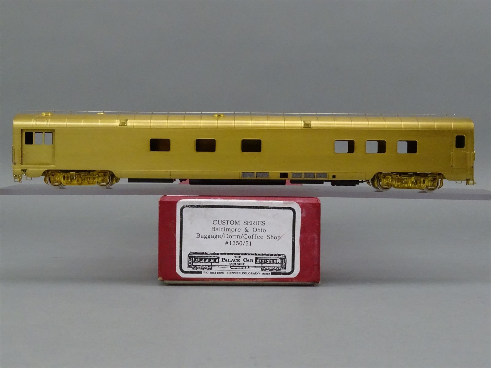 HO Brass Model - Palace B&O Baltimore & Ohio Baggage Dorm Dormitory ...