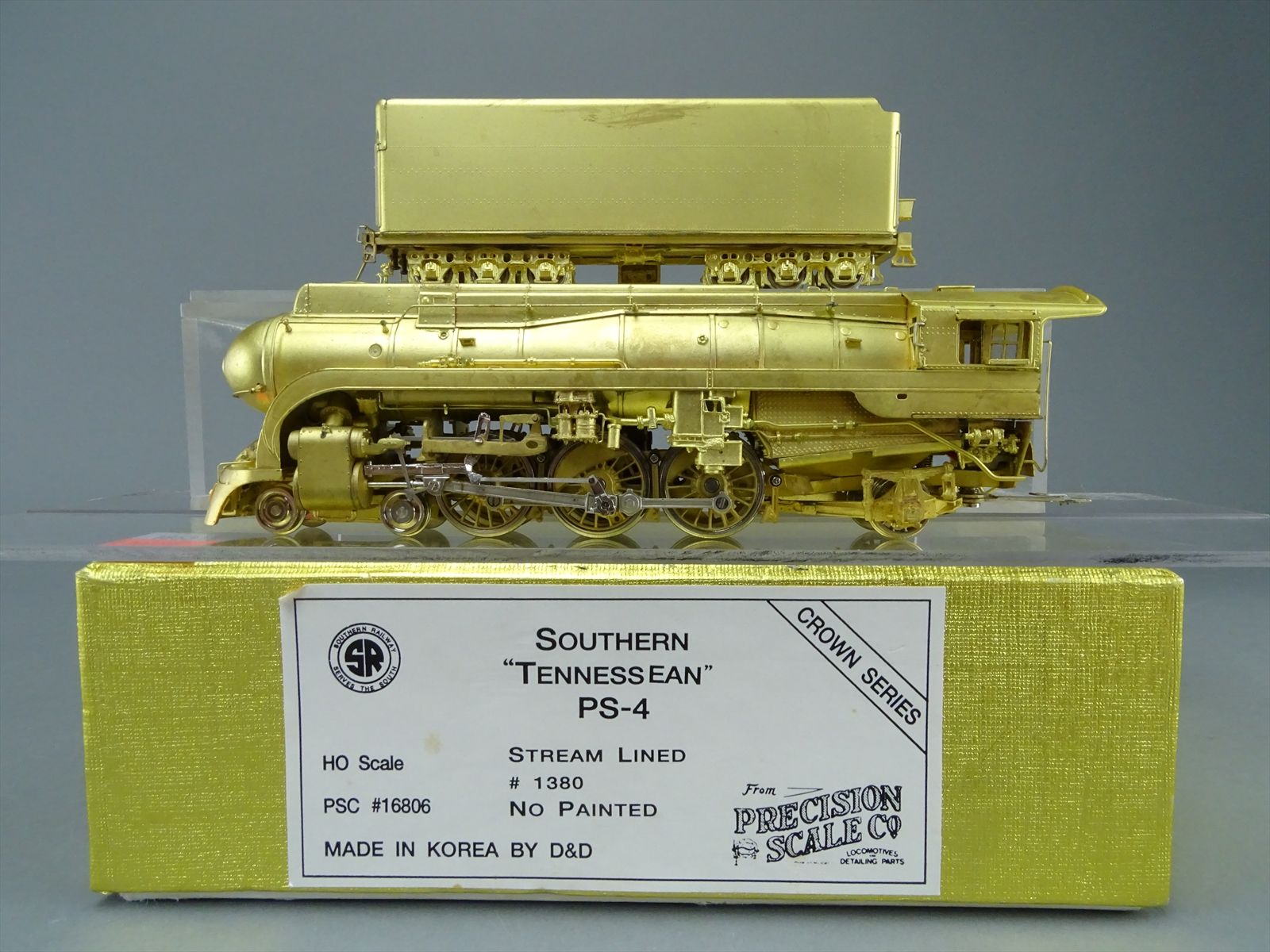 HO Brass Model - PSC Crown 16806 SOU Southern Tennessean PS-4 4-6-2 ...