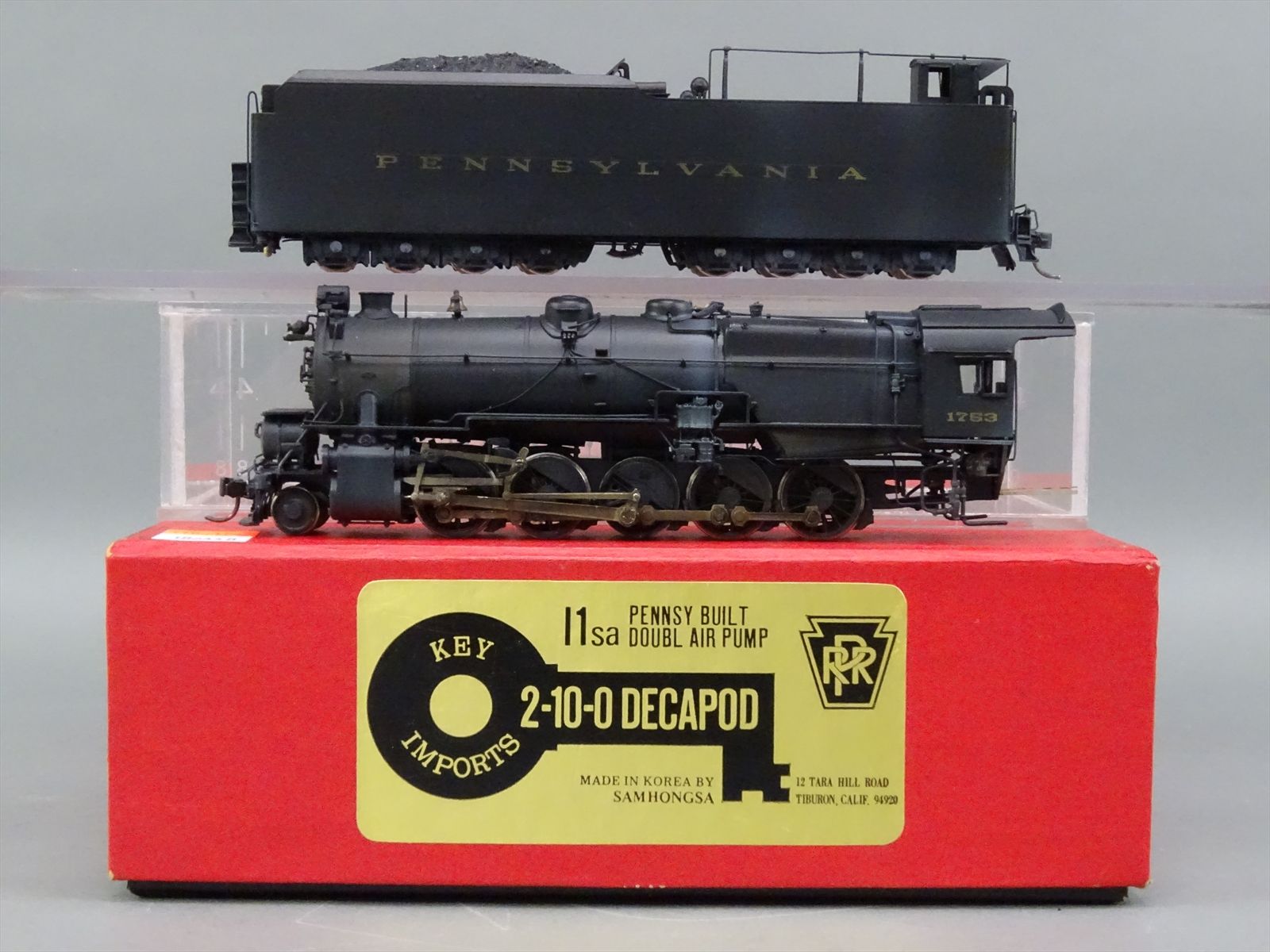 HO Brass Model - Key PRR Pennsylvania Railroad 2-10-0 I1sa Decapod ...