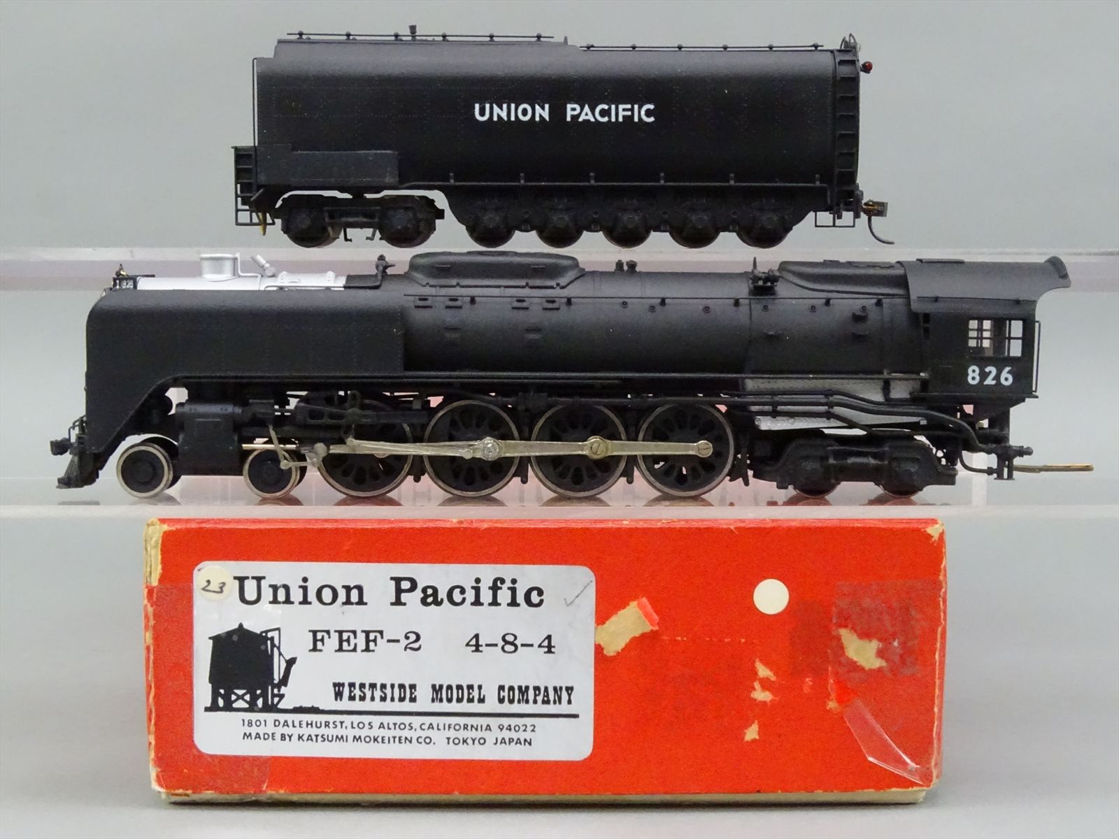 HO Brass Model - WMC UP Union Pacific FEF-2 4-8-4 #826 - Custom - 1975 ...