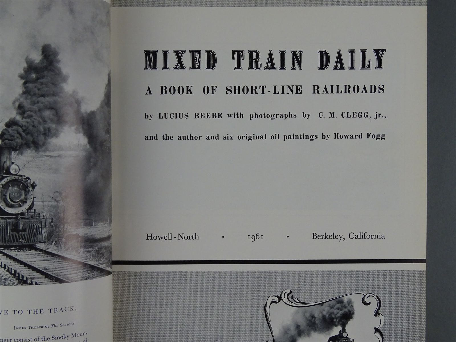 Railroad Book - Mixed Train Daily - A Book of Short-Line Railroads ...