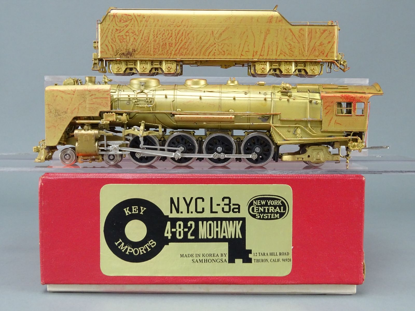 HO Brass Model - Key NYC New York Central 4-8-2 L-3a Mohawk - Unpainted ...