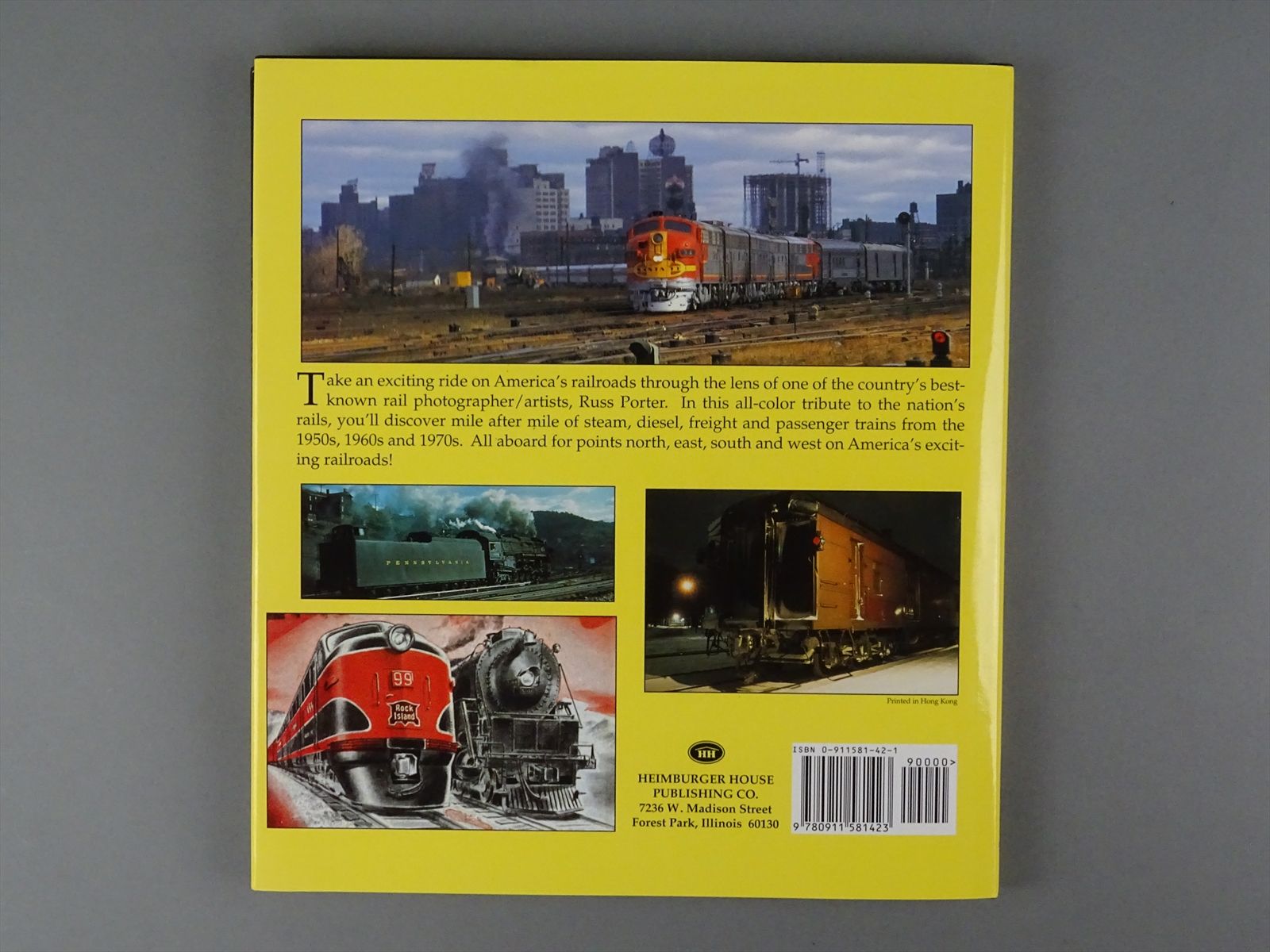 Railroad Book - America's Rail Pictorial - Russ Porter - 152 pages