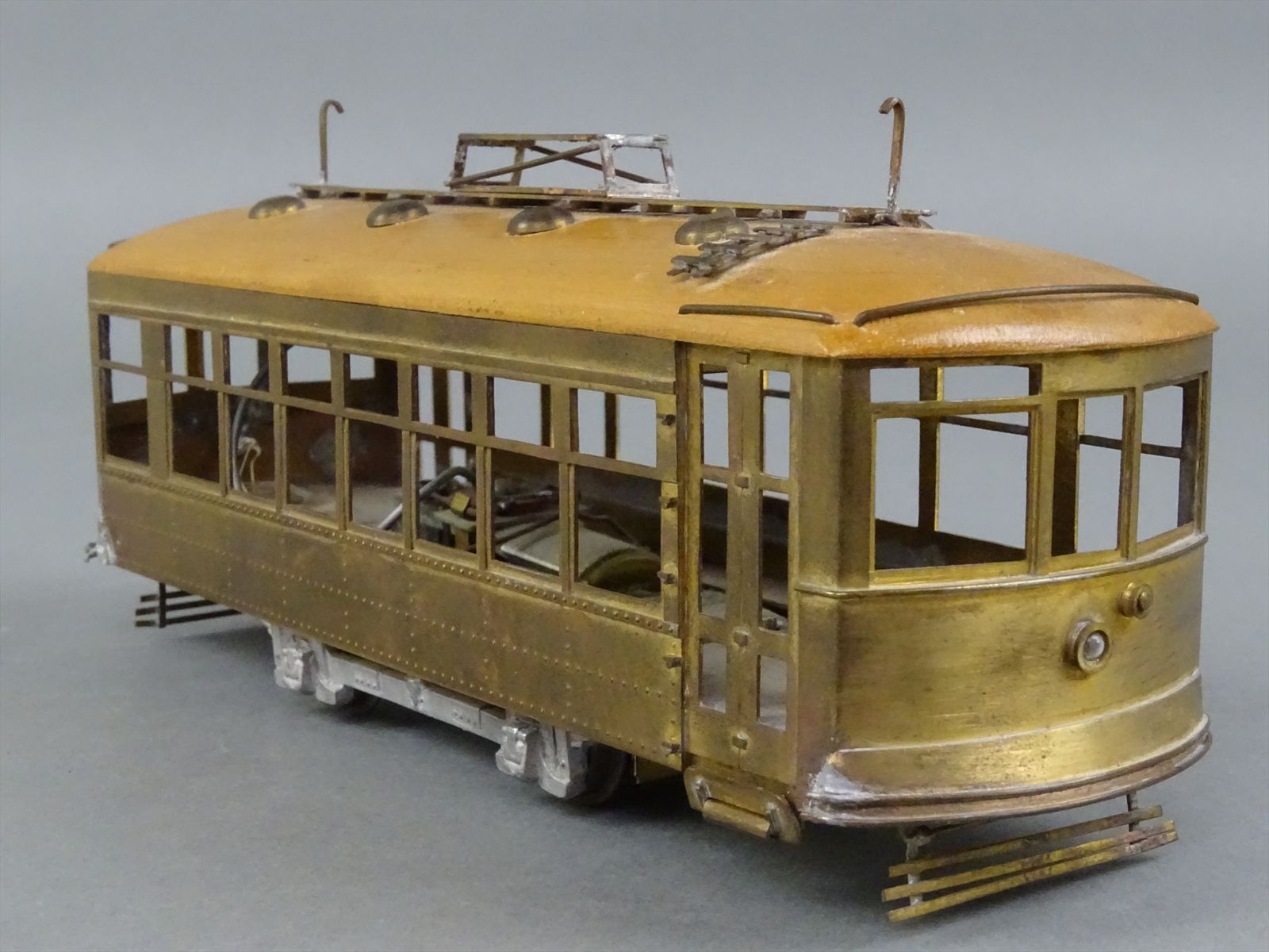 O Brass Model - Ken Kidder - Single Truck Birney Trolly - Unpainted - LARY