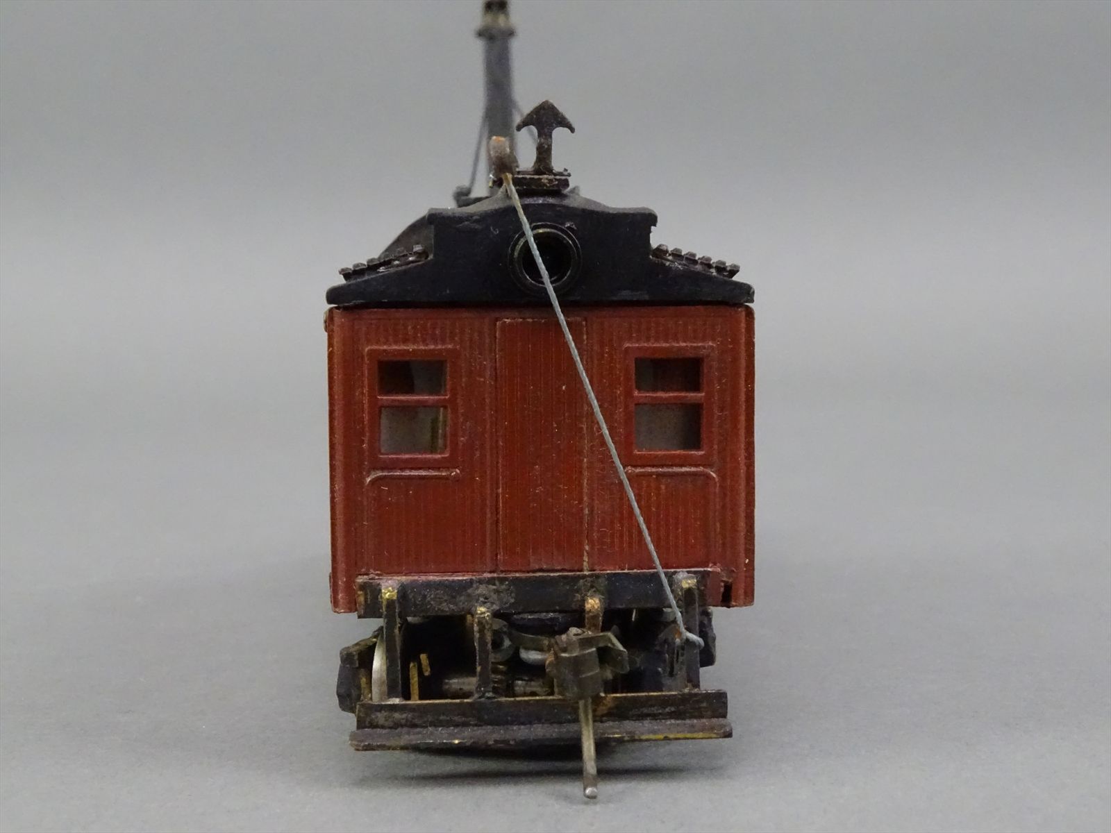 HO Brass Model - Scratch Built - PE Pacific Electric Powered Crane Car ...