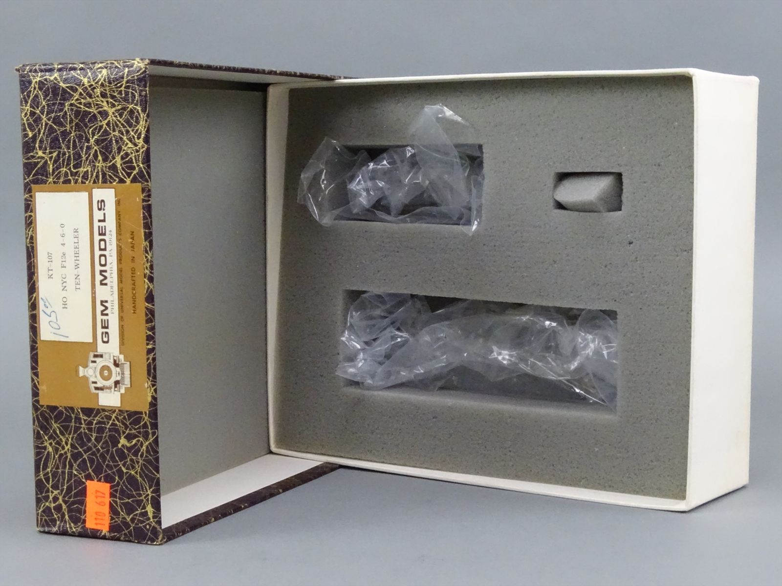 HO Brass Model - Gem KT-107 NYC New York Central F12e Ten Wheeler 4-6-0- Unpainted - 1975 Run ...