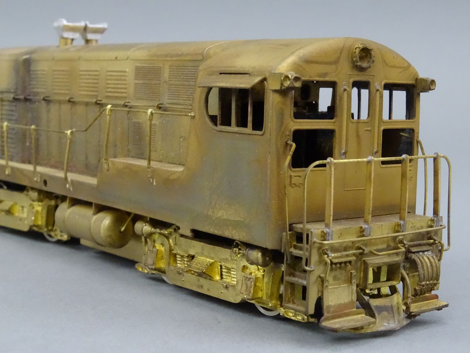 HO Brass Model Train - ALCO D-158 UP Union Pacific FM H-20-44 Switcher Diesel - Unpainted - 1981 ...