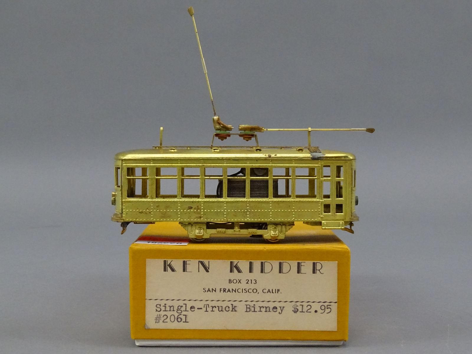 HO Brass Model - KK Ken Kidder 2061 Single Truck Birney - Unpainted ...