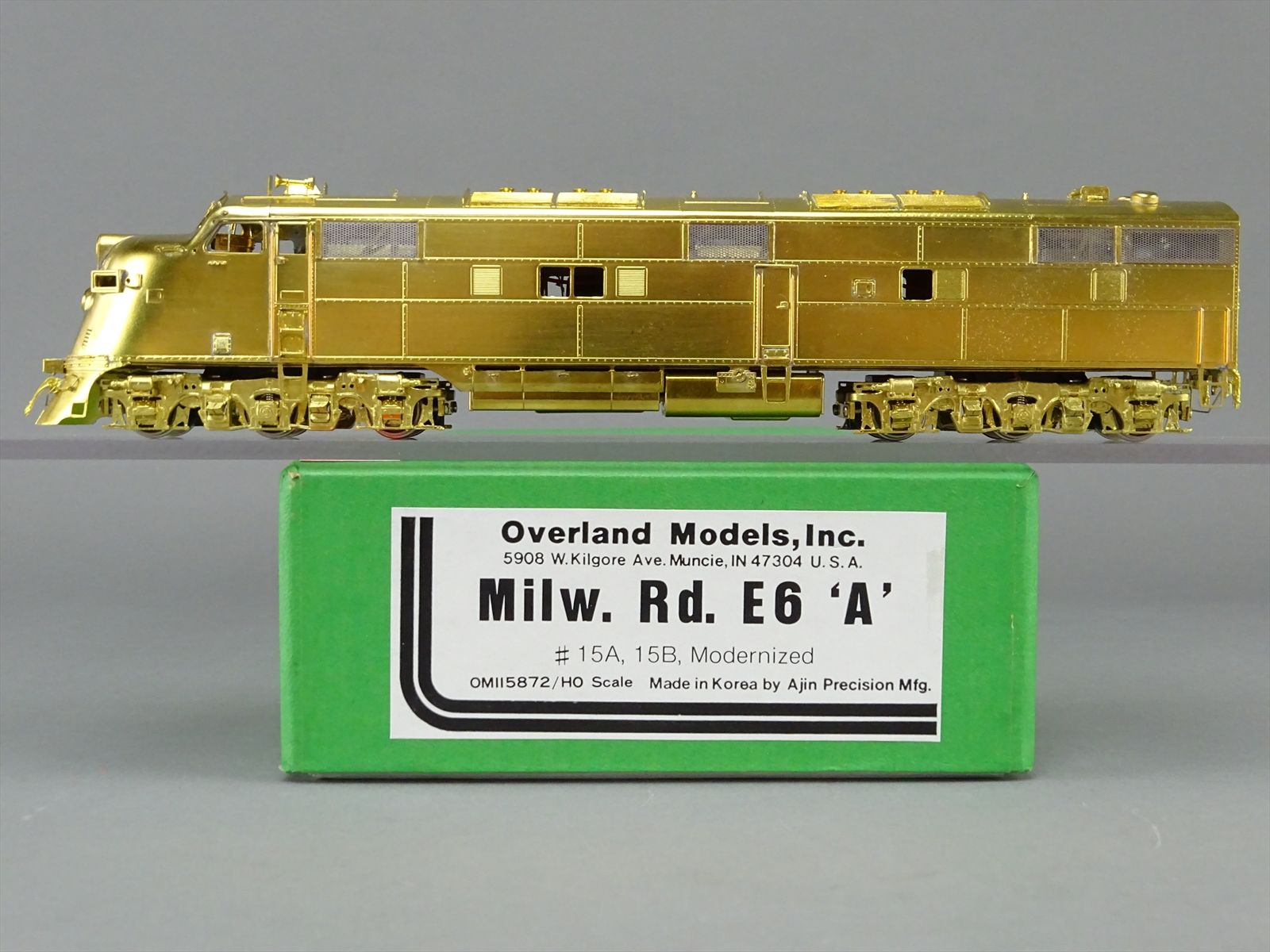 HO Brass Model - OMI 5872 Milwaukee Road E6 E6A Modernized #15A or 15B ...