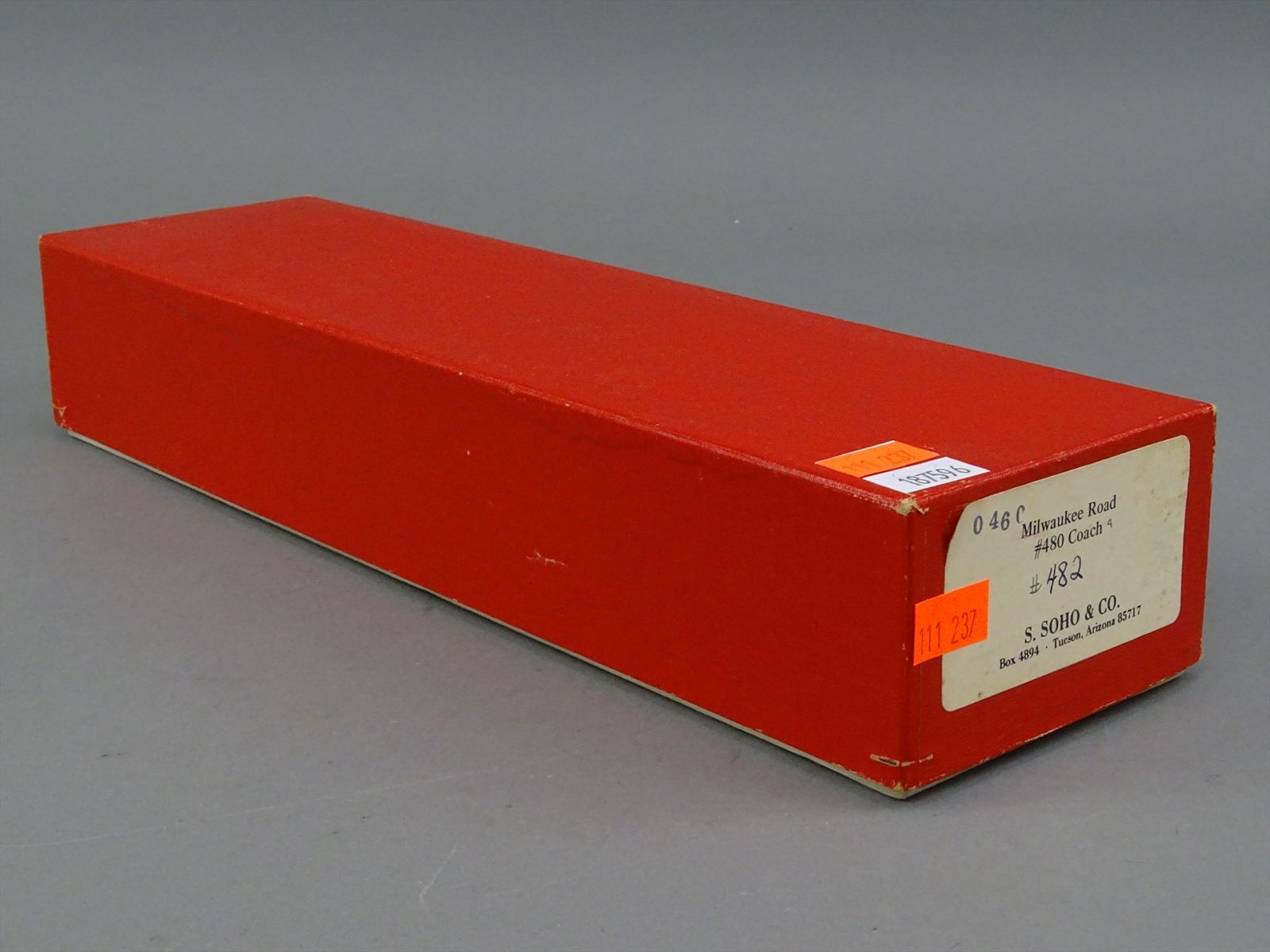 HO Brass Model - Soho 0460 MILW Milwaukee Road Coach #482 - Custom