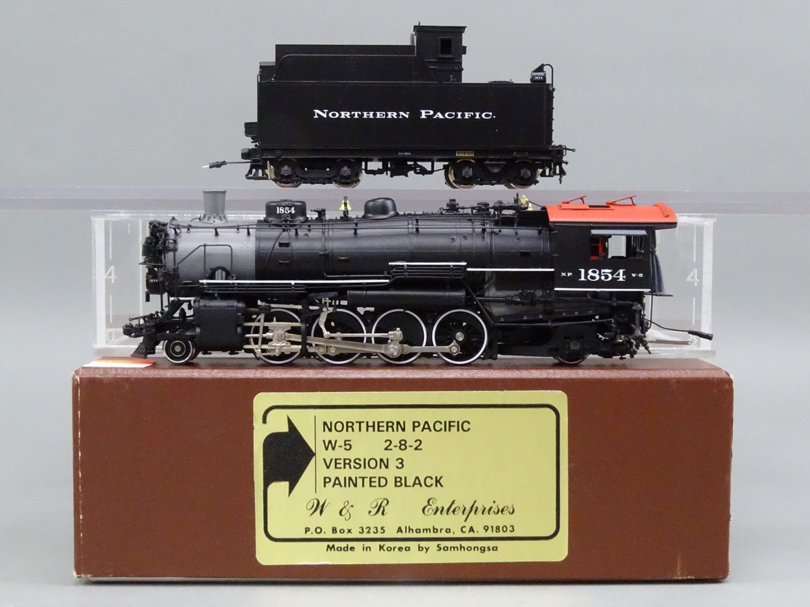 HO Brass Model - W&R NP Northern Pacific W-5 2-8-2 Version 3 Black ...
