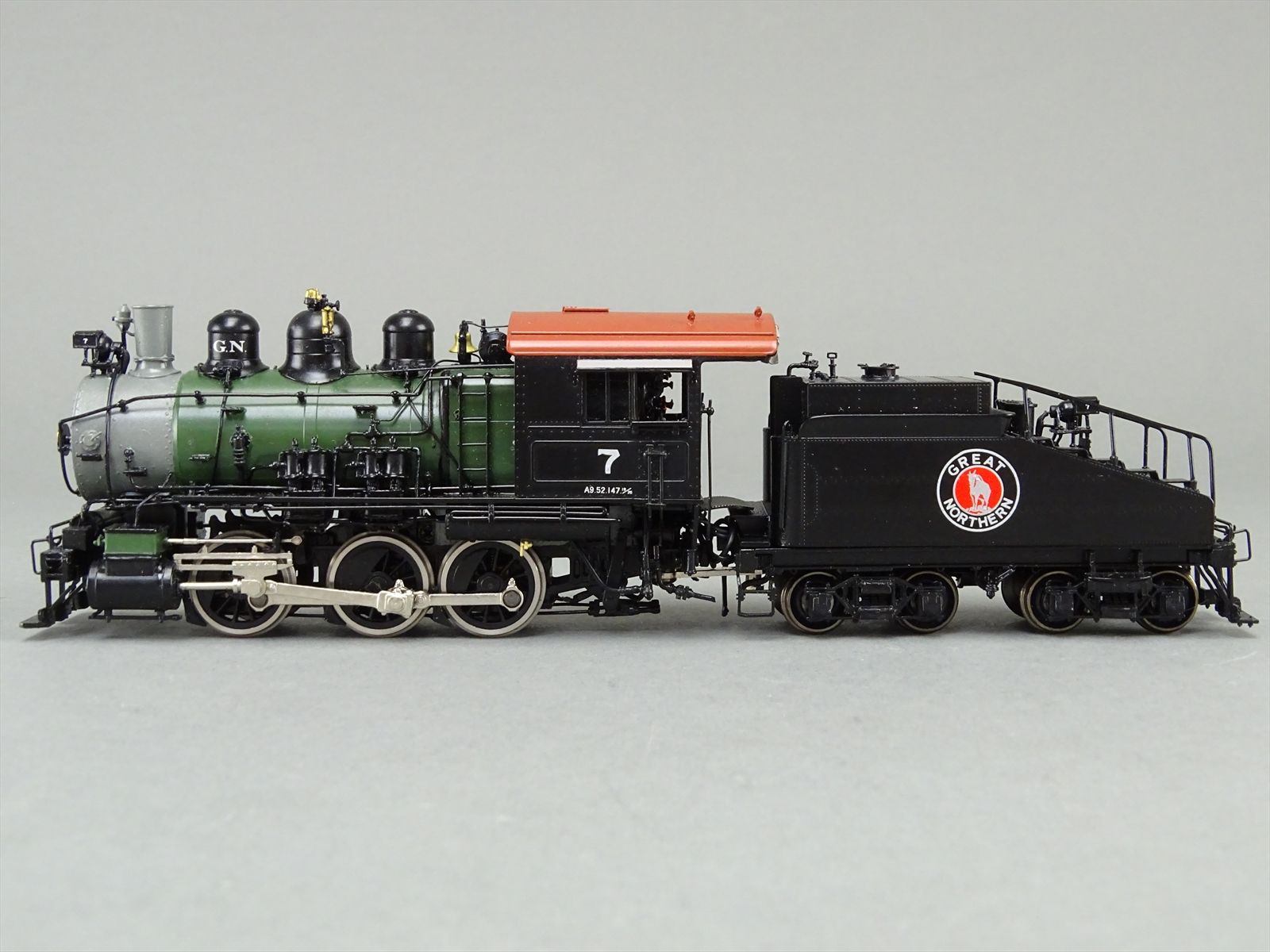 HO Brass Model - W&R GN Great Northern A-9 0-6-0 Version 1 #7 Glacier ...