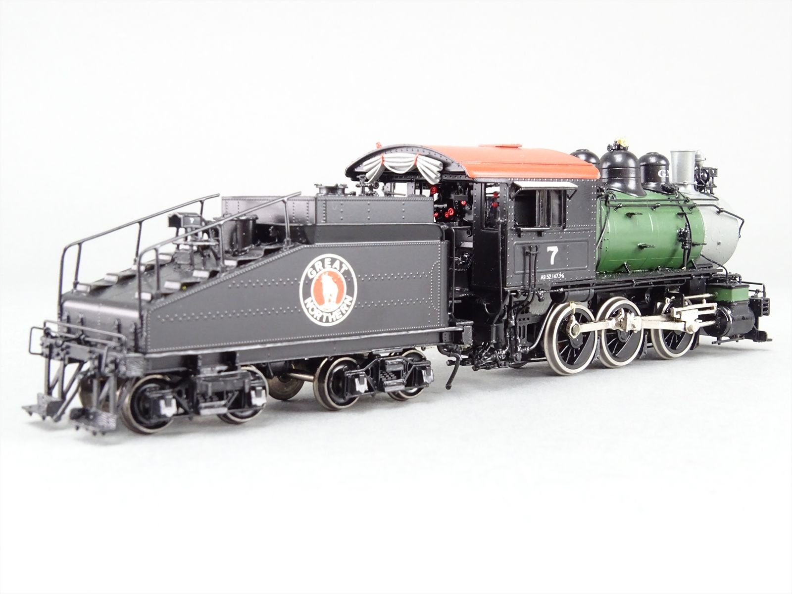 HO Brass Model - W&R GN Great Northern A-9 0-6-0 Version 1 #7 Glacier ...