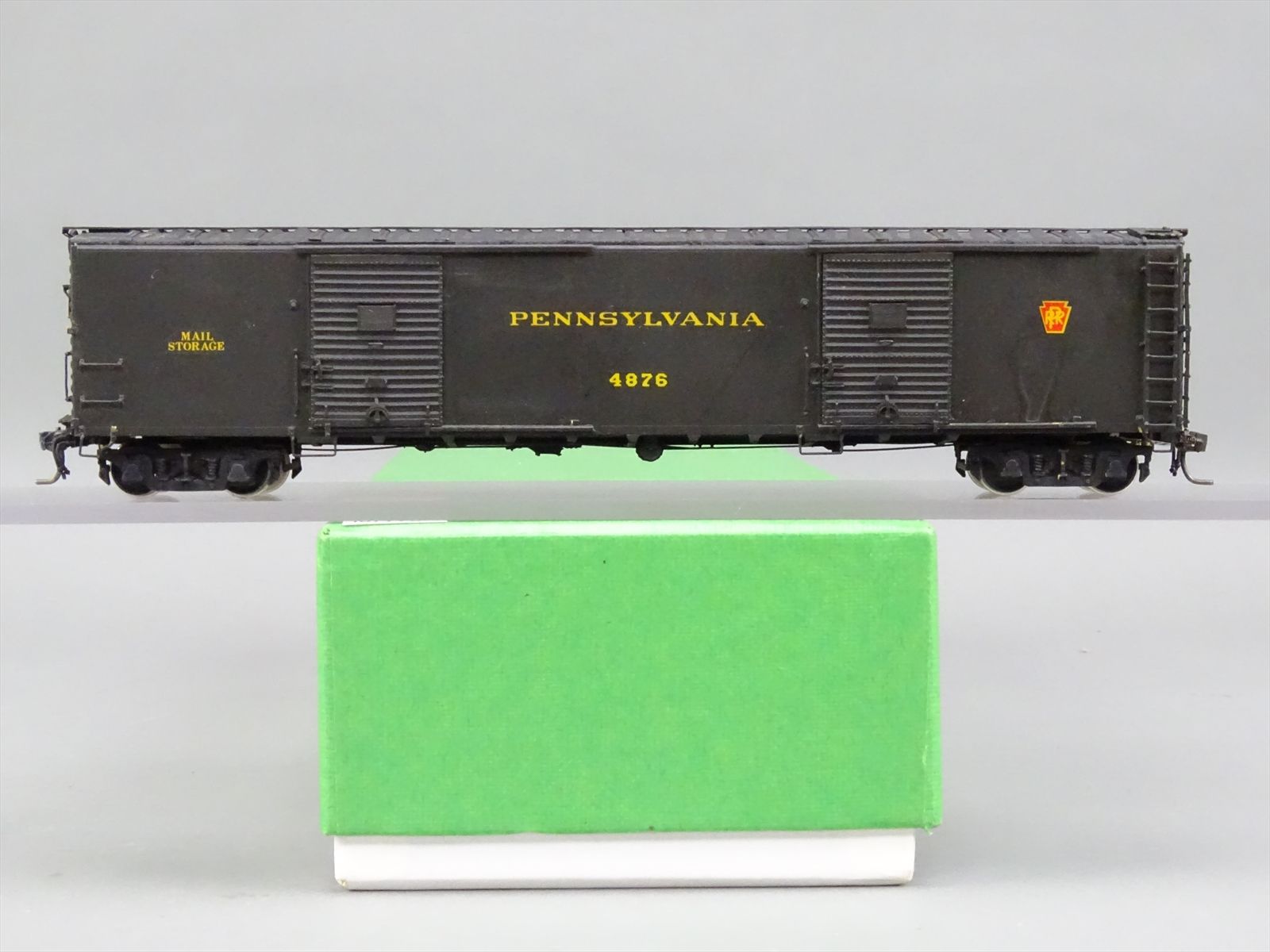 HO Brass Model - P Company PRR Pennsylvania Mail Storage Car #4876 ...