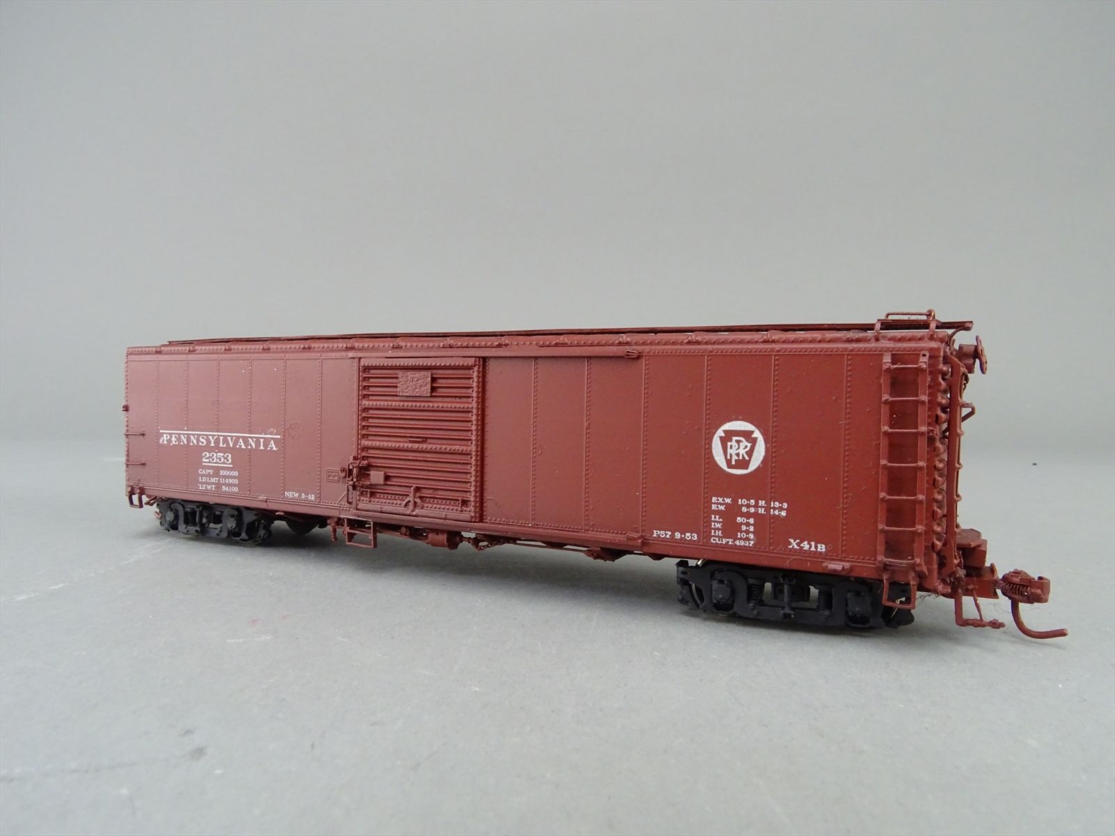 HO Brass Model - P Company PRR Pennsylvania Mail Storage Car #2533 ...