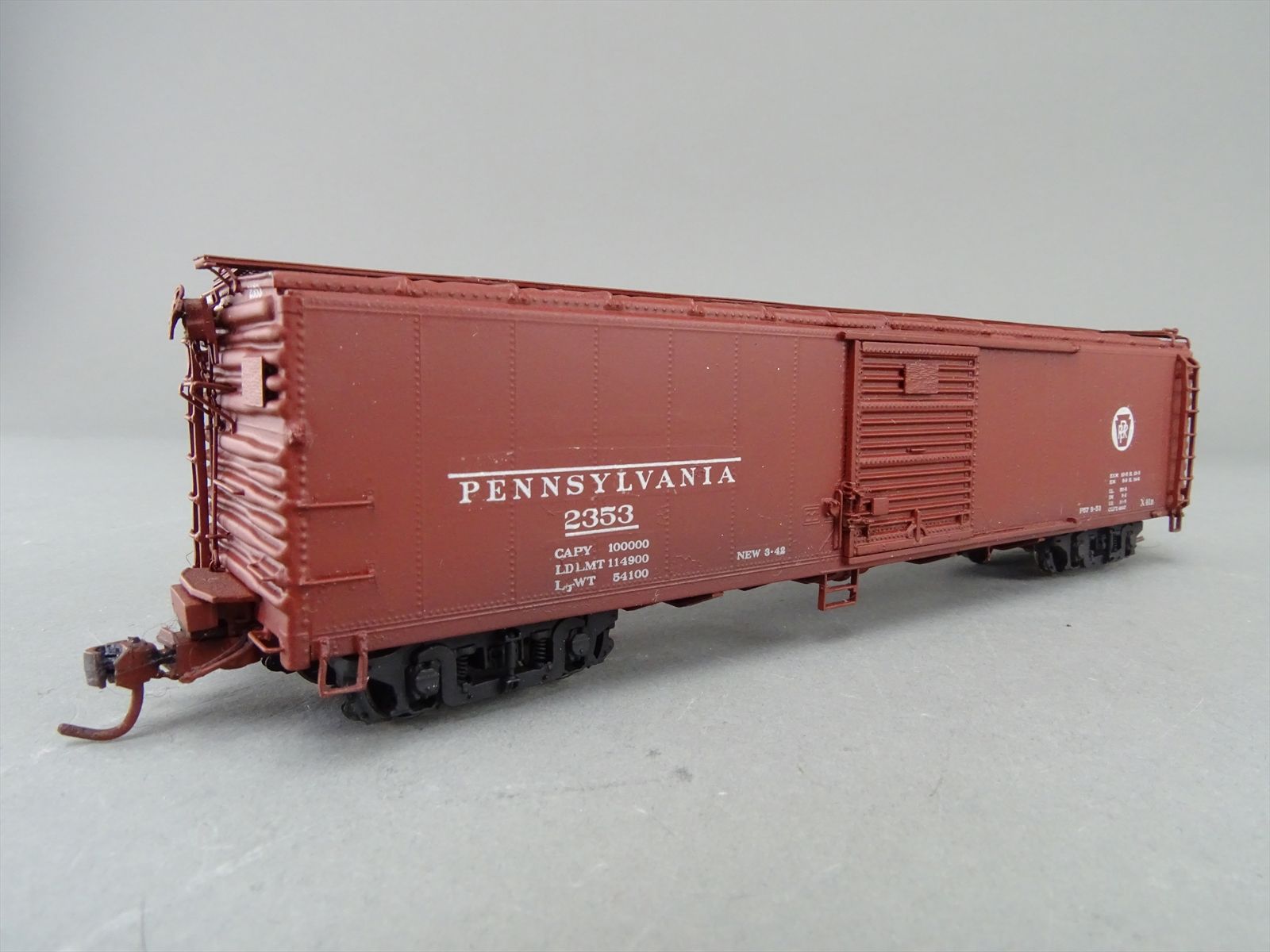 HO Brass Model - P Company PRR Pennsylvania Mail Storage Car #2533 ...