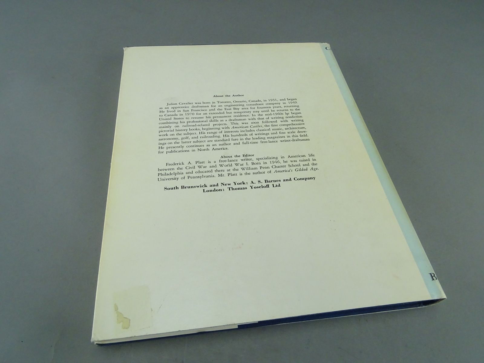 Railroad Book - North American Railroad Stations - Julian Cavalier ...