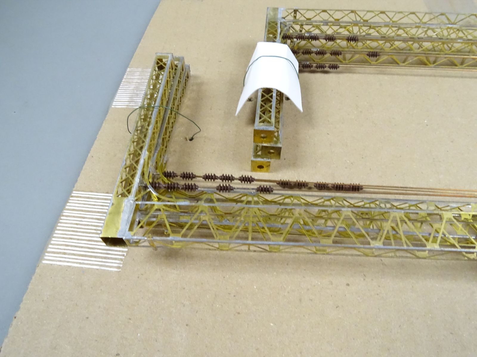 HO Brass Model Structure - Model Memories NH New Haven Catenary Bridge ...