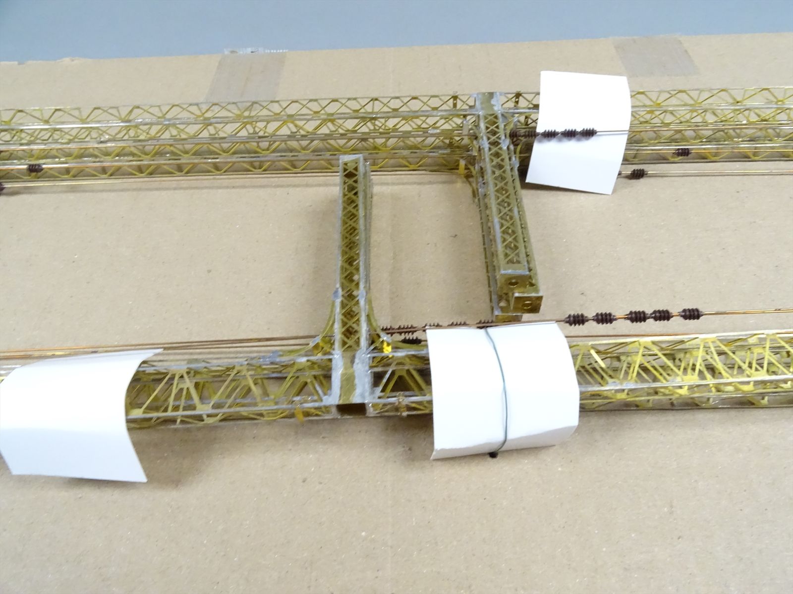 HO Brass Model Structure - Model Memories NH New Haven Catenary Bridge ...