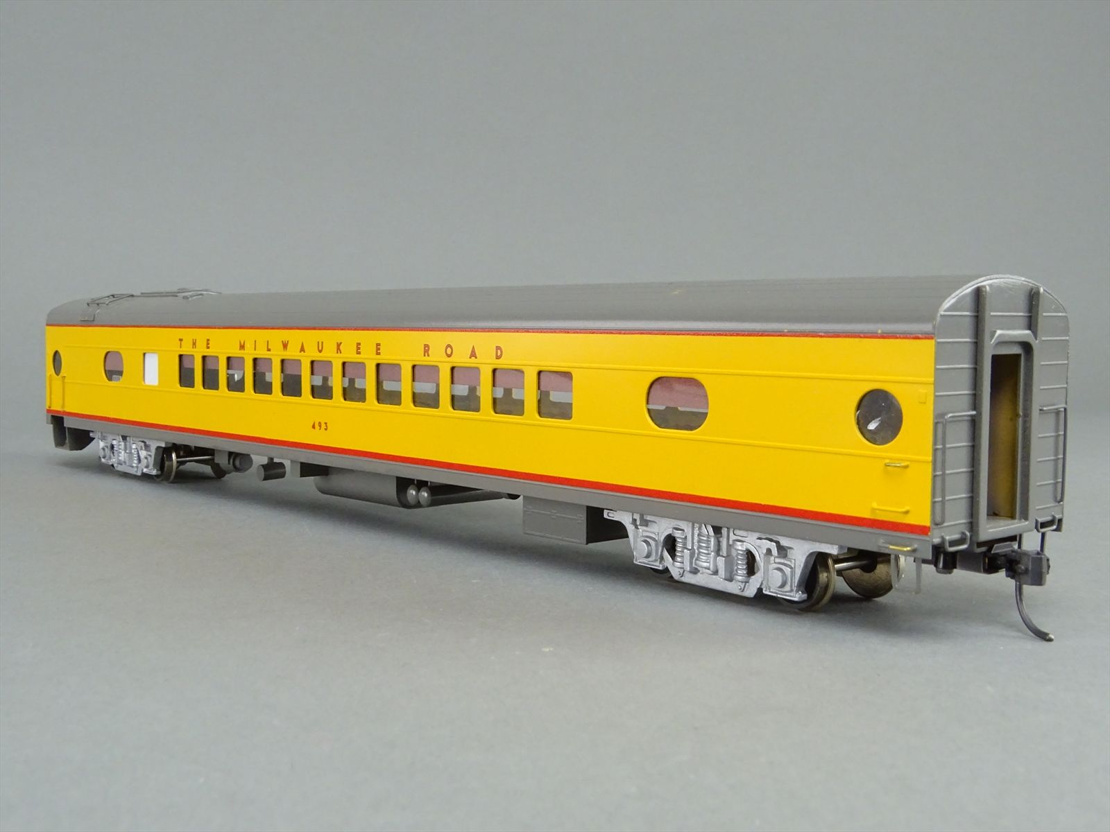 HO Brass Model - Soho 0460 MILW Milwaukee Road Coach #493 - Custom - UP Colors *WRONG BOX*