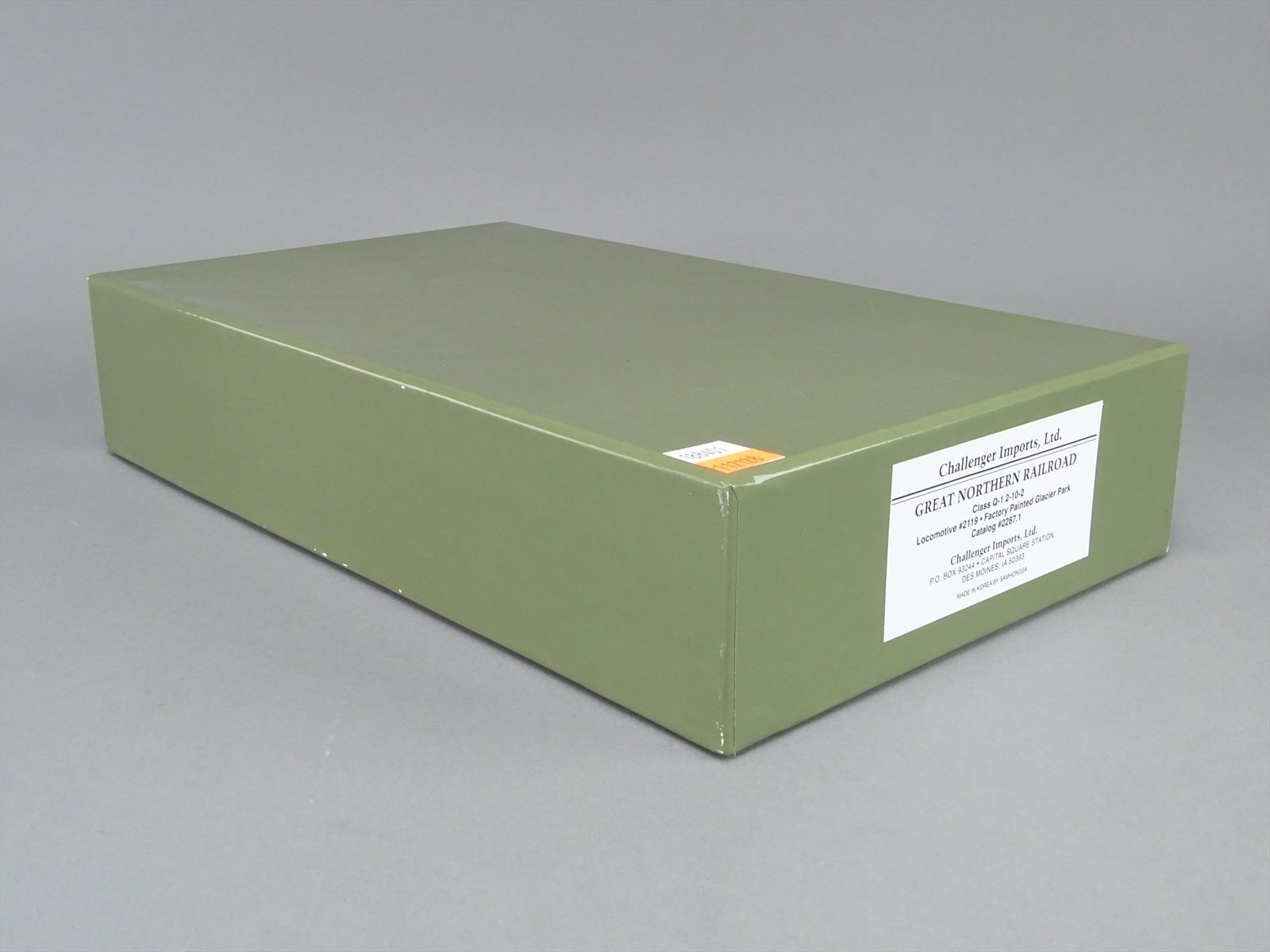 HO Brass Model - CIL 2287.1 GN Great Northern Q-1 2-10-2 Green Boiler ...