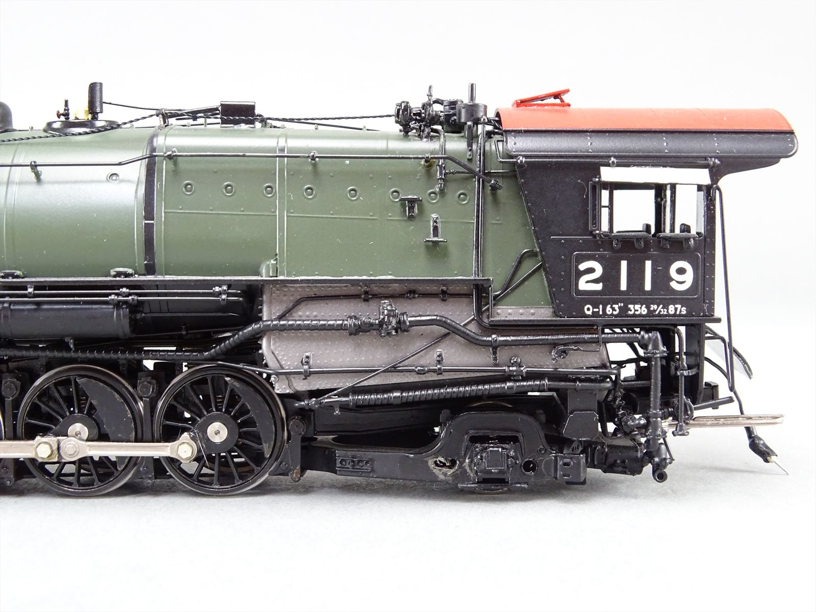 HO Brass Model - CIL 2287.1 GN Great Northern Q-1 2-10-2 Green Boiler ...