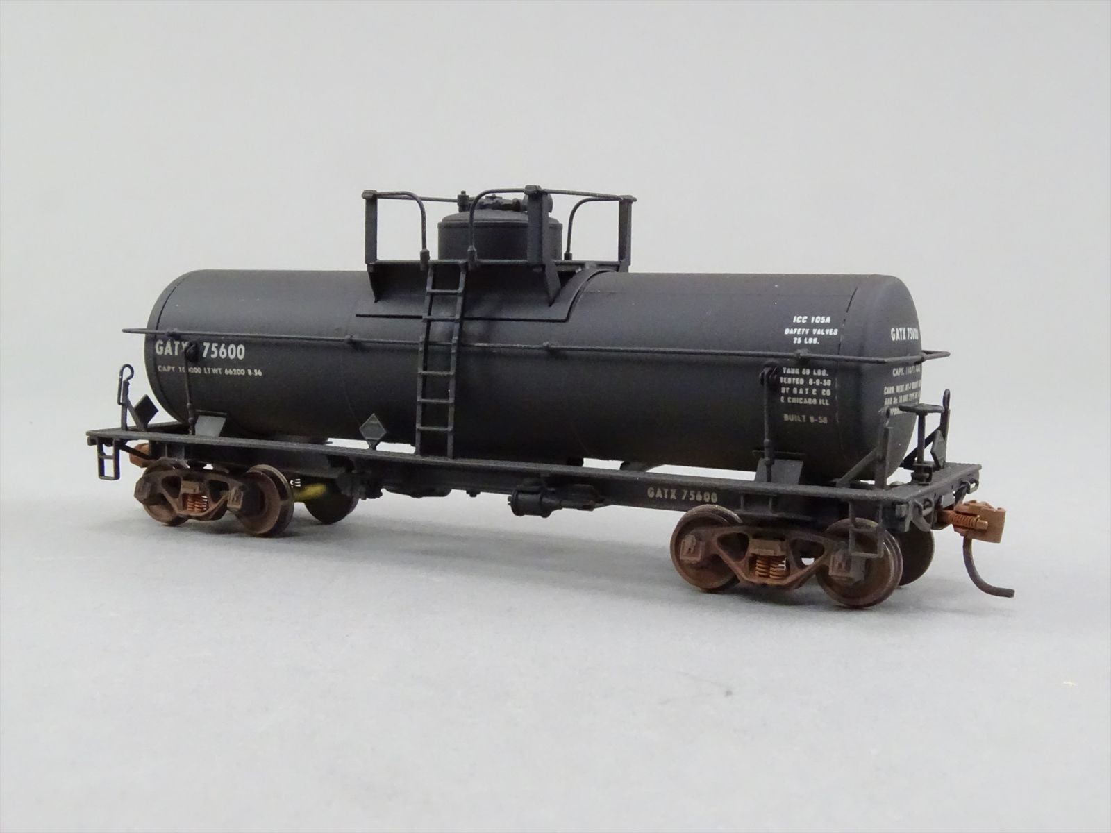 HO Brass Model - Lambert 7560 ICC 10000 Gallon Tank Car 103-W - Custom ...