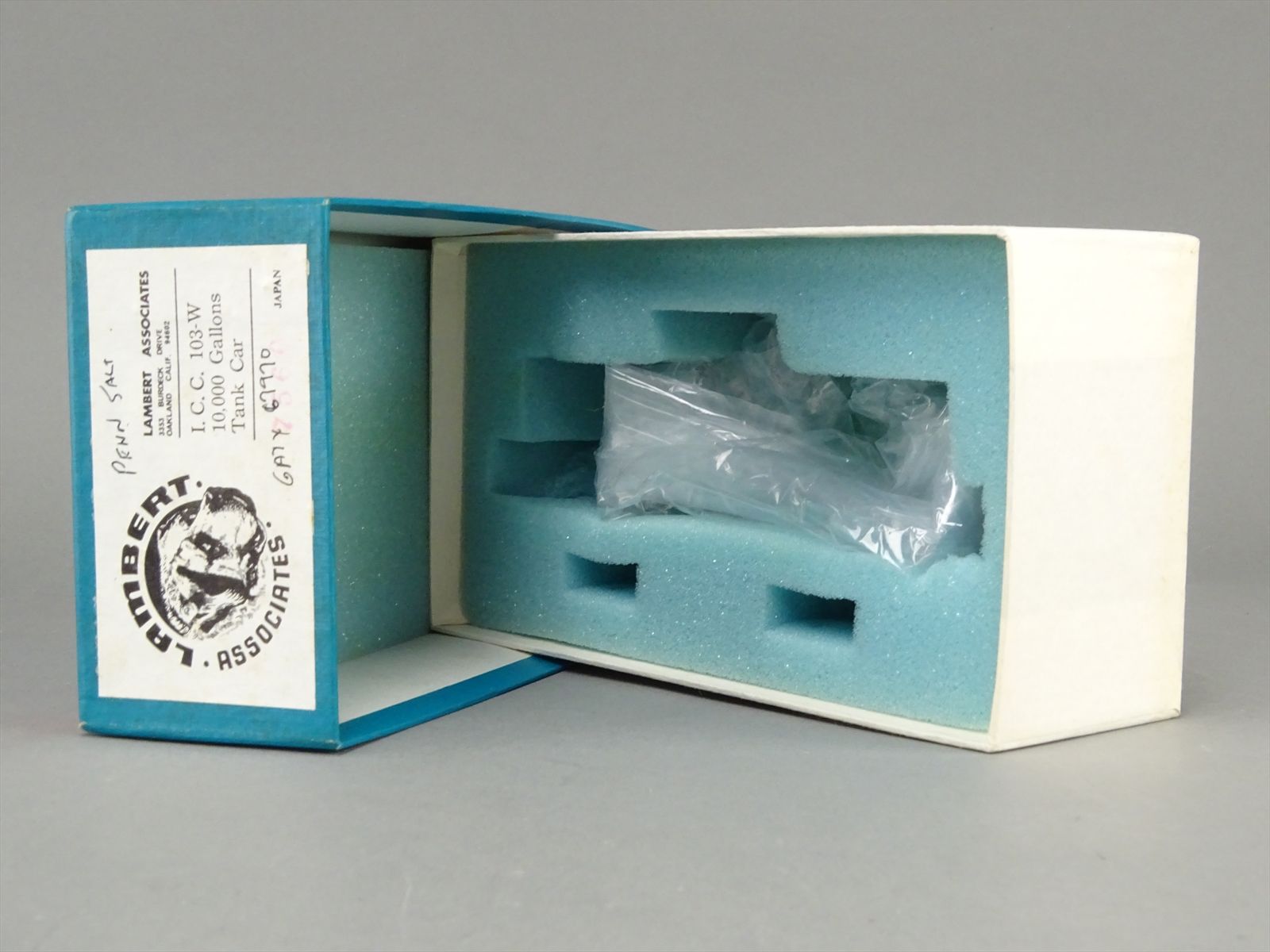 HO Brass Model - Lambert 7560 ICC 10000 Gallon Tank Car 103-W - Custom ...