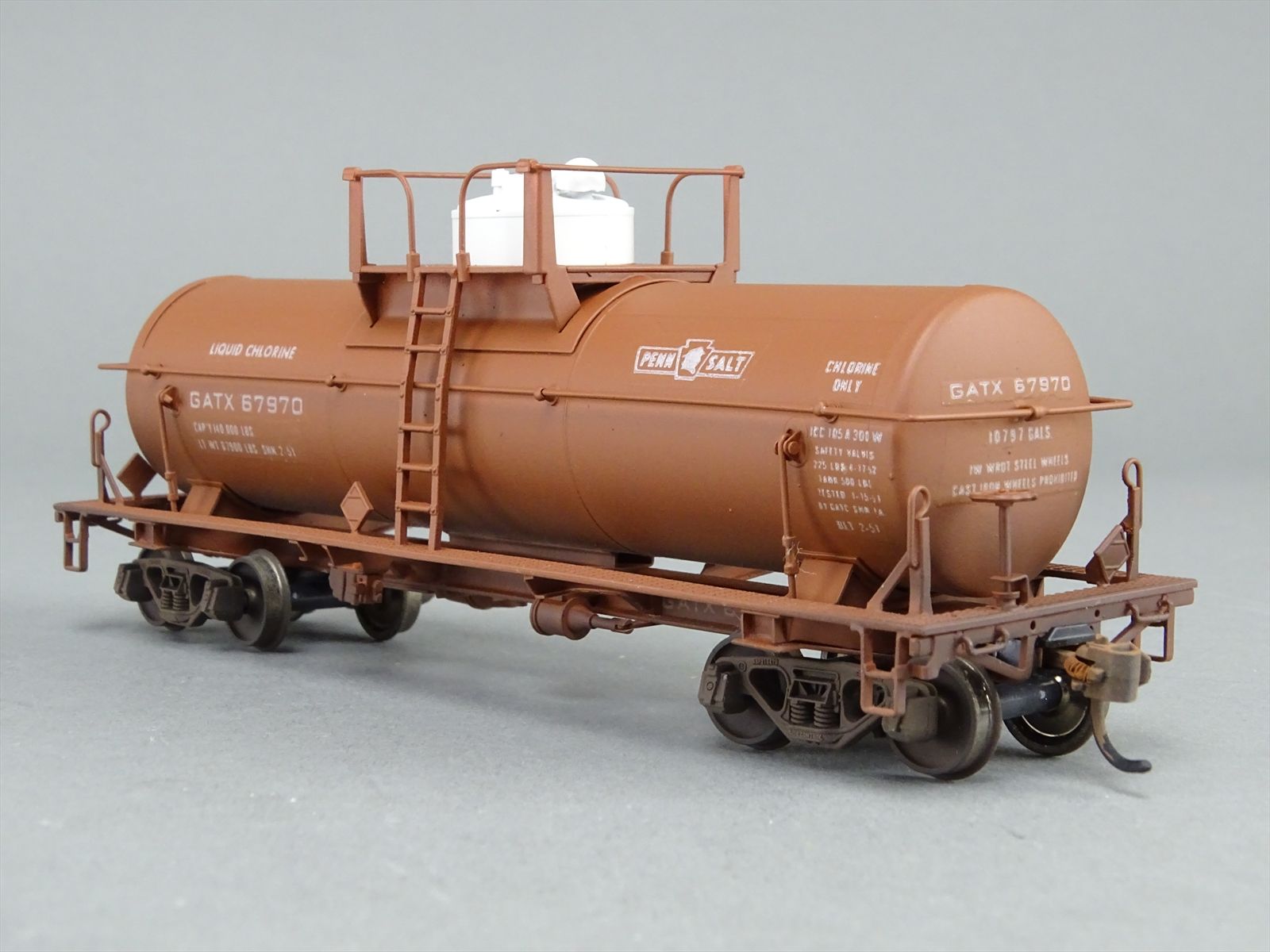 HO Brass Model - Lambert 7560 ICC 10000 Gallon Tank Car 103-W - Custom ...