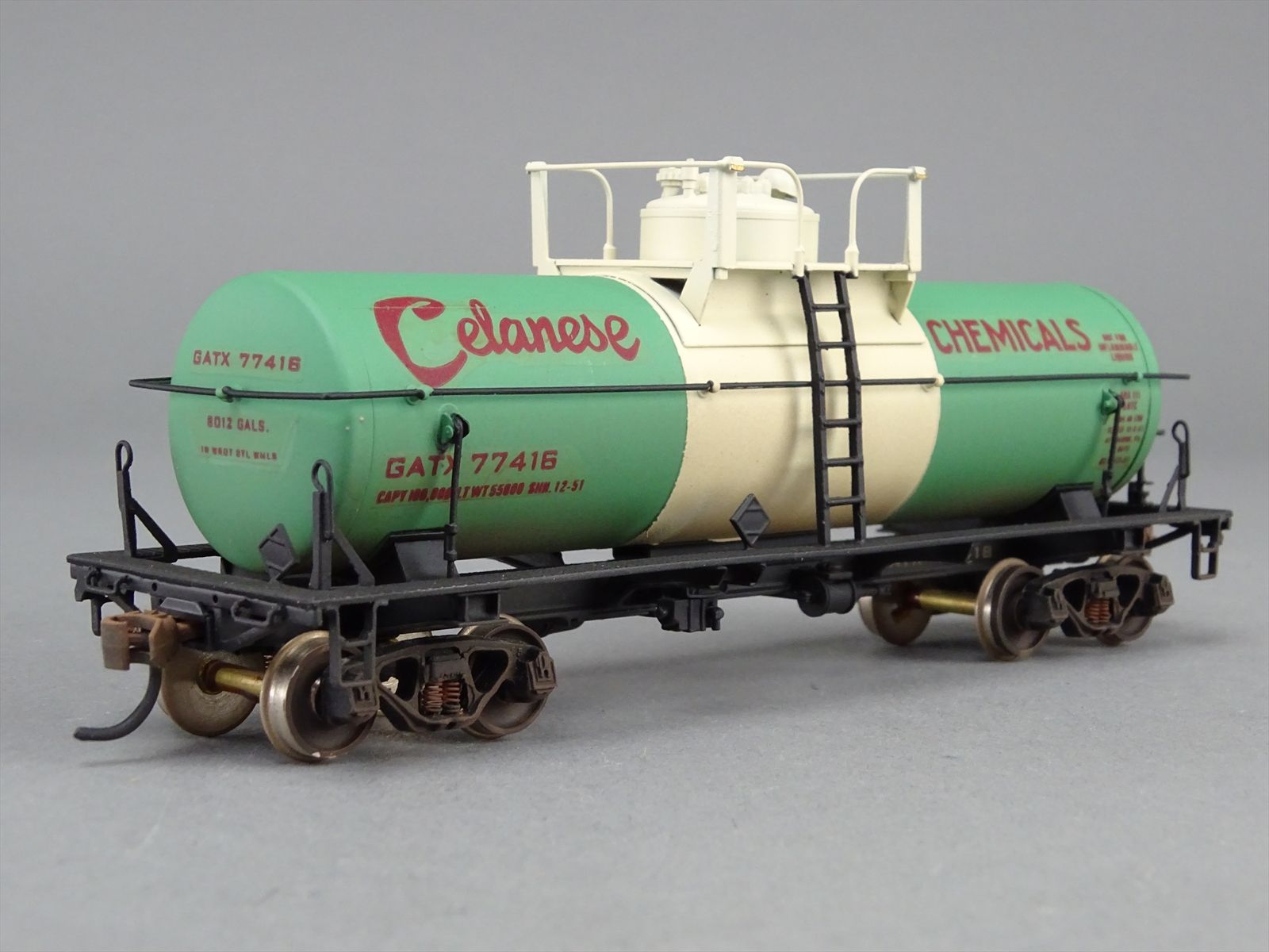 HO Brass Model - Lambert 7560 ICC 10000 Gallon Tank Car 103-W - Custom ...